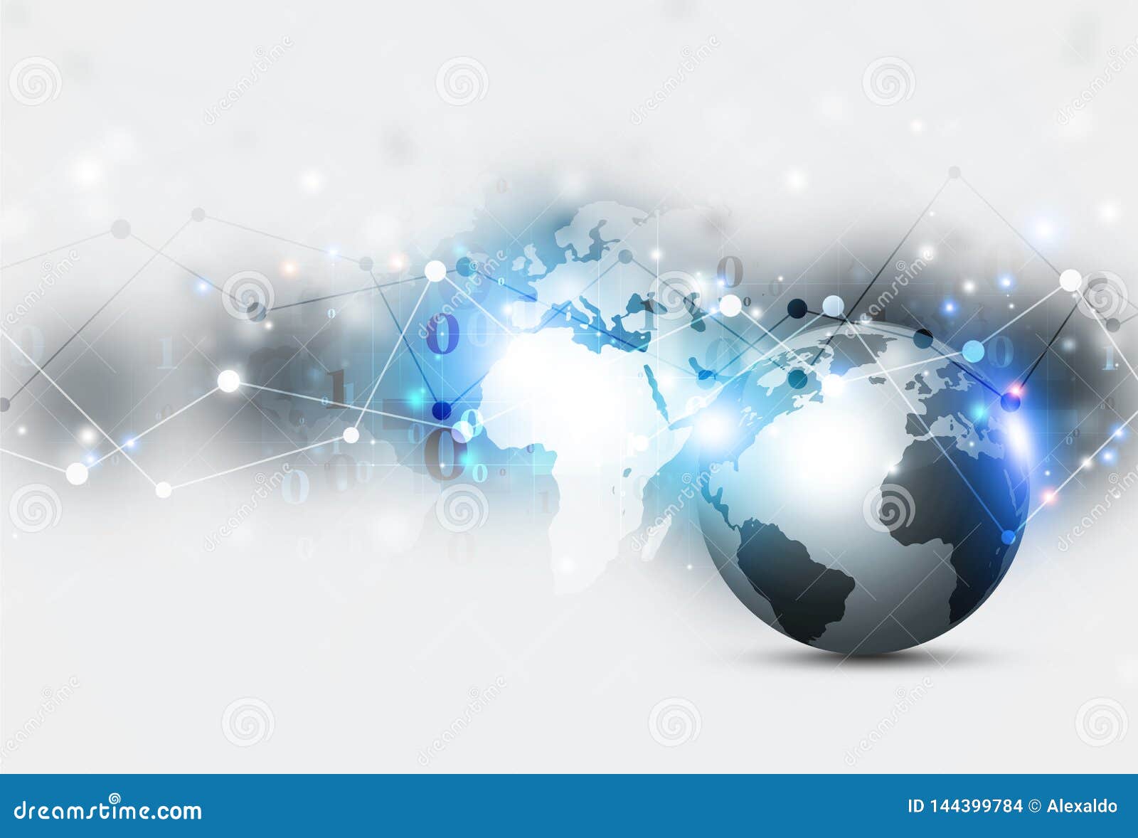 Global Security Web Background Stock Illustration - Illustration of ...