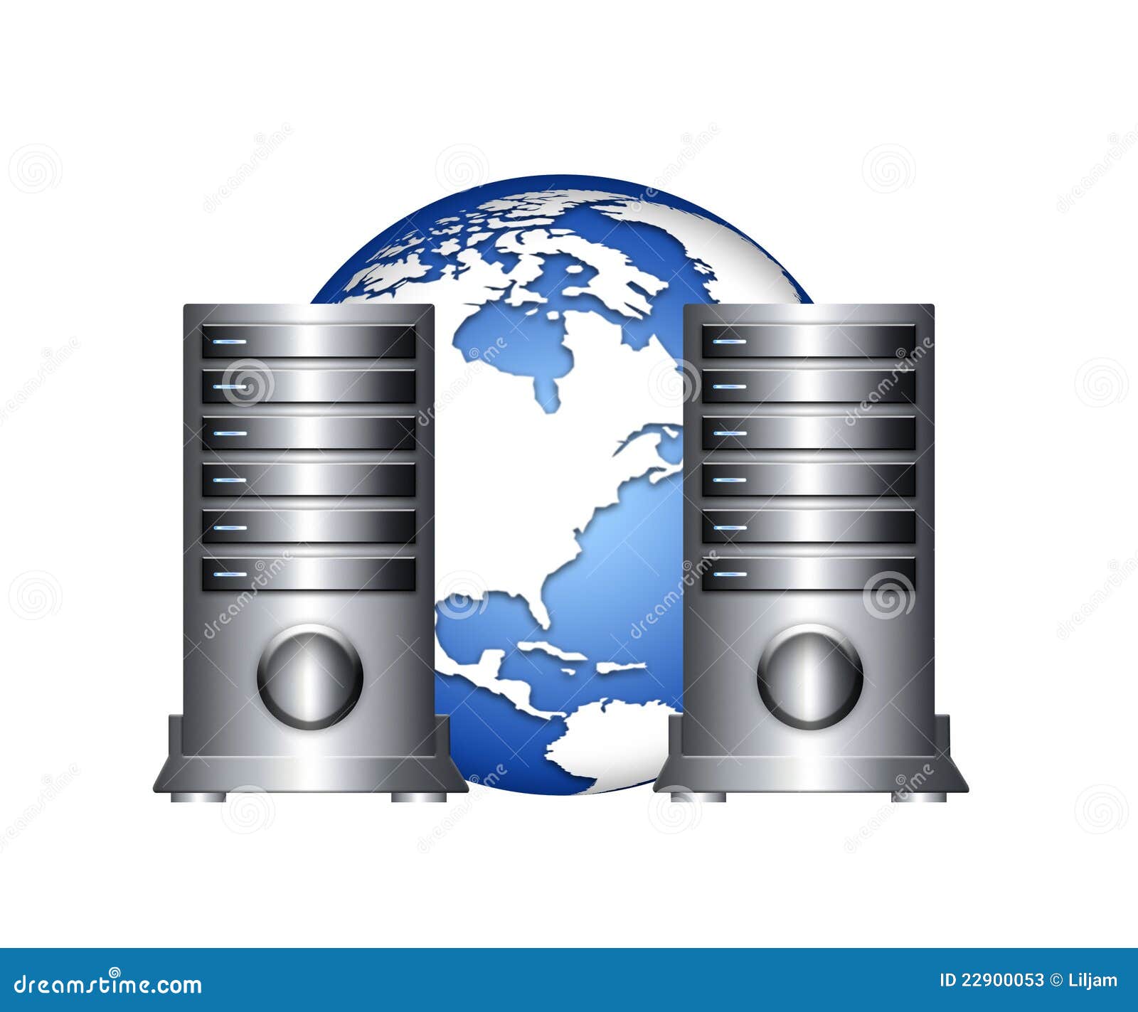 Global server stock illustration. Illustration of globe - 22900053