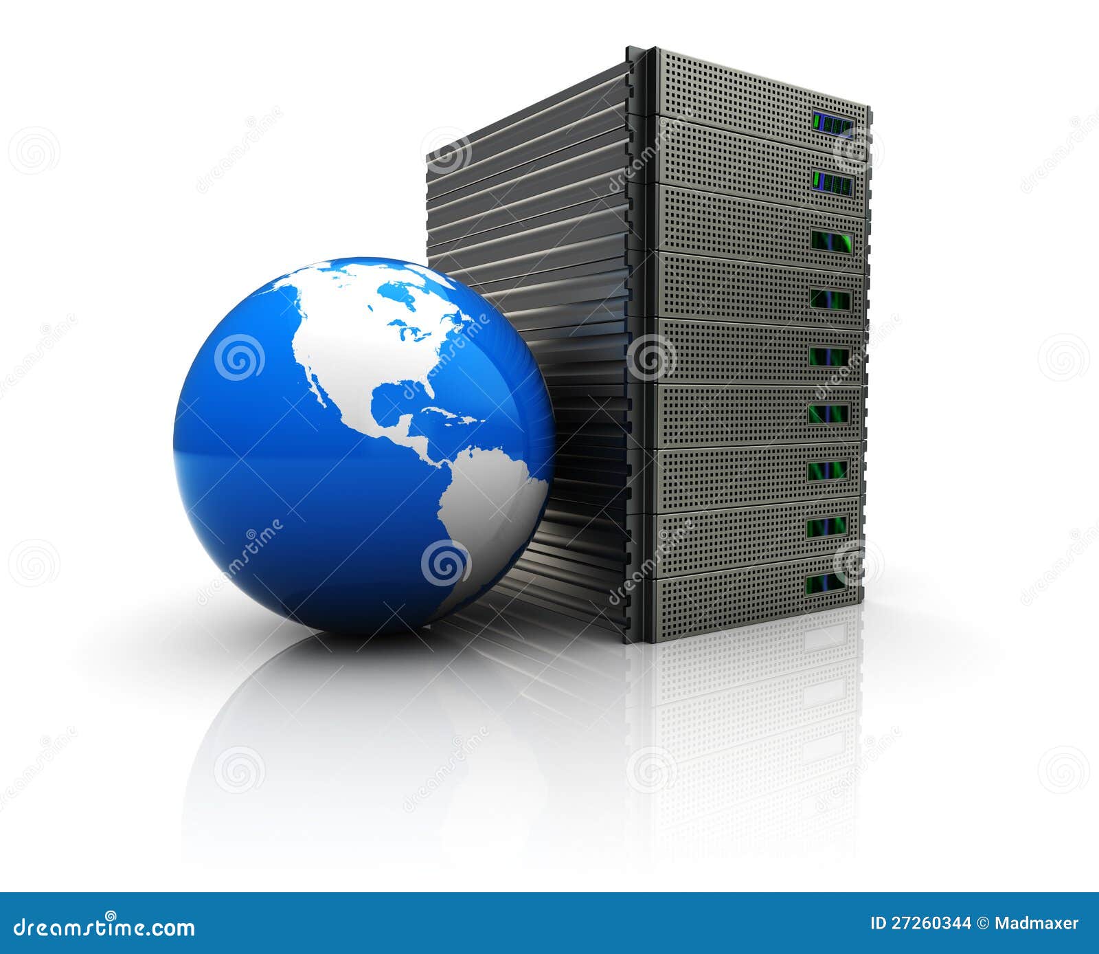 Global server stock illustration. Illustration of isolated - 27260344
