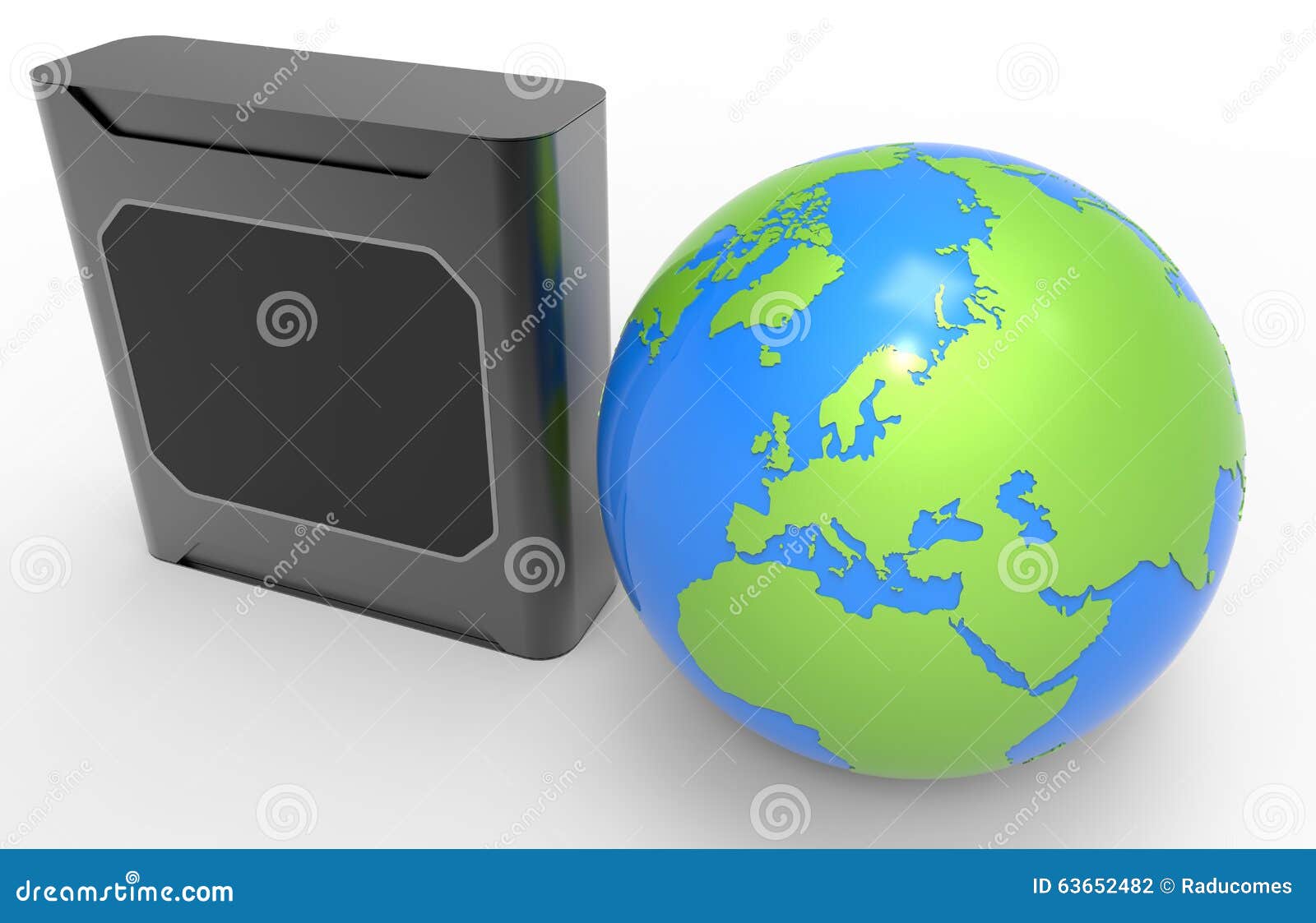 Global server concept stock illustration. Illustration of computer ...