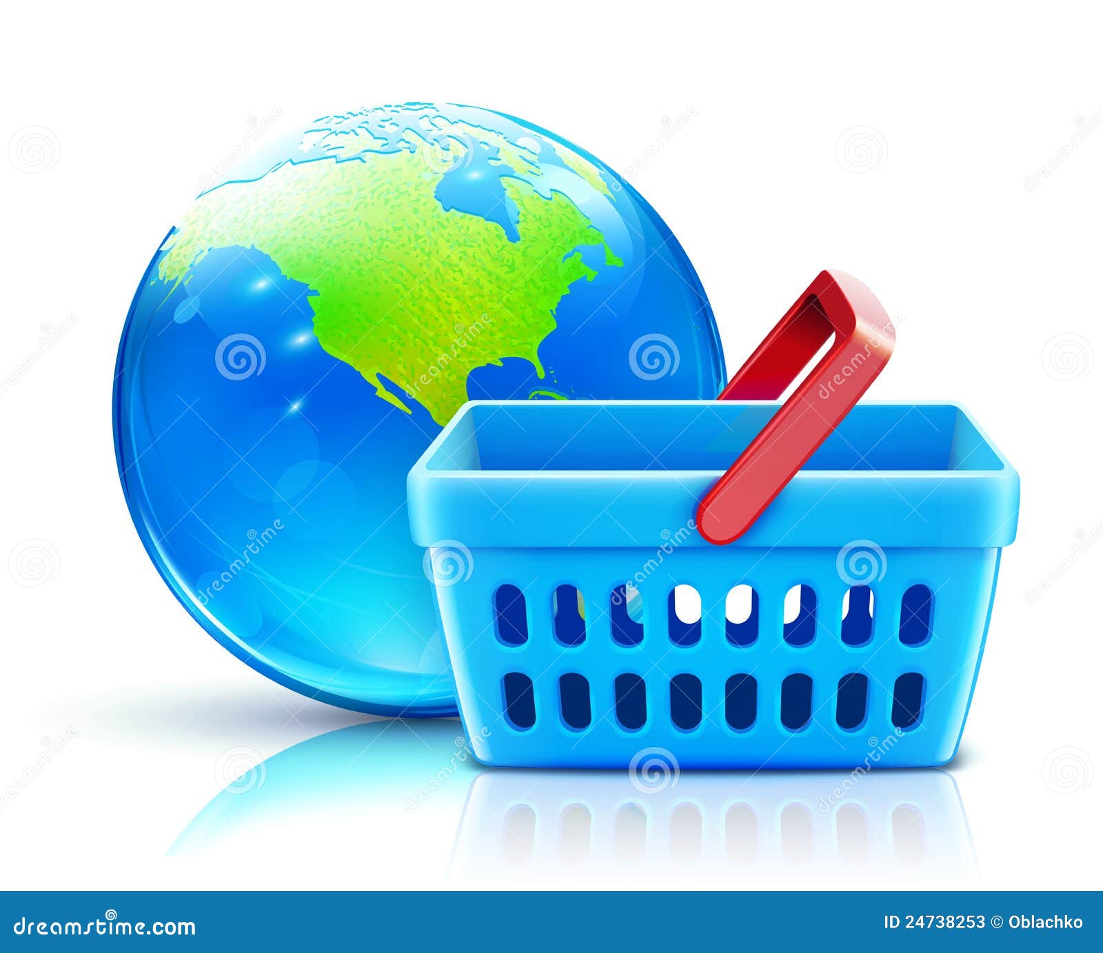 Global shopping concept stock vector. Illustration of international ...