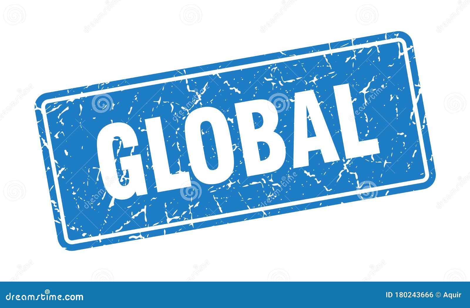 Global Sign. Global Grunge Stamp Stock Vector - Illustration of ...