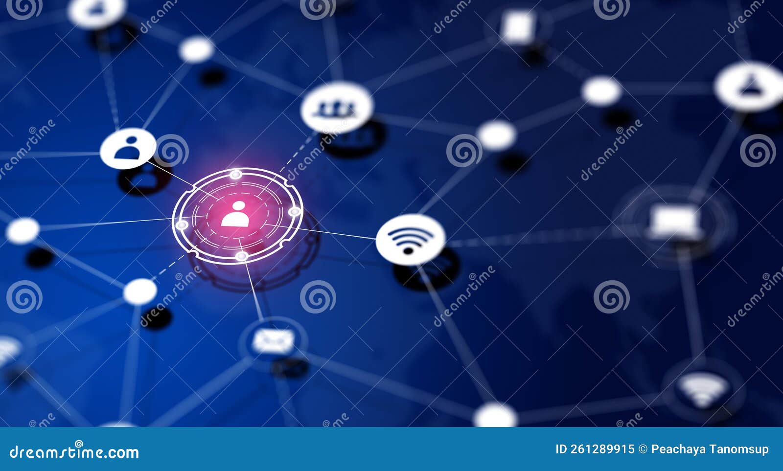 Global Social Networking Connection Concept Stock Illustration ...