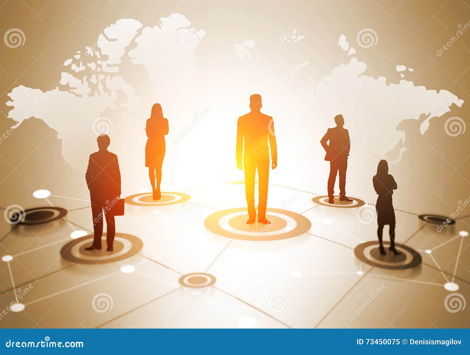 Global Social Networking System Stock Illustration - Illustration of ...