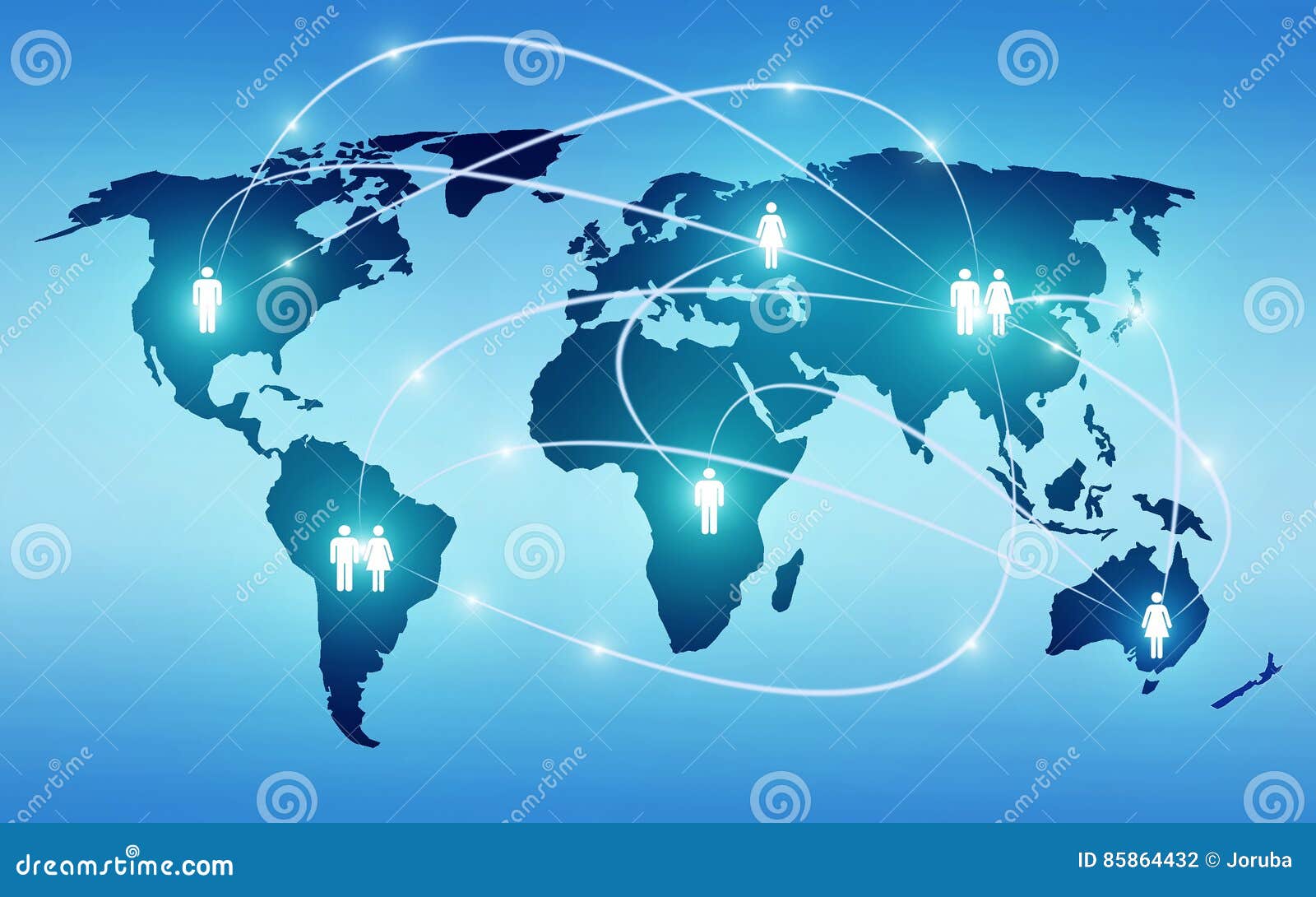 Global society stock illustration. Illustration of community - 85864432
