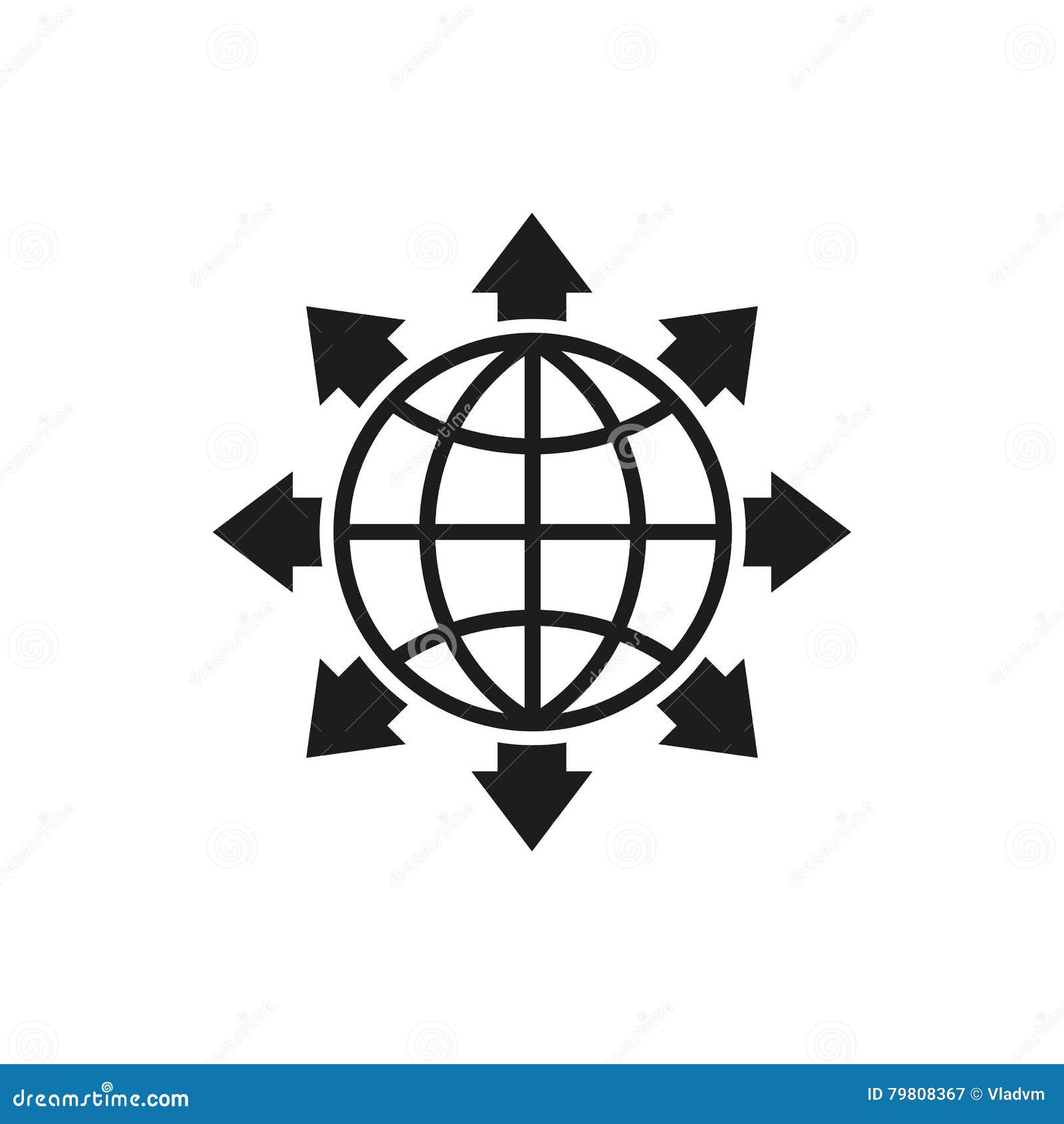 The Global Solution Icon. WWW and Browser, Development, Search, SEO ...