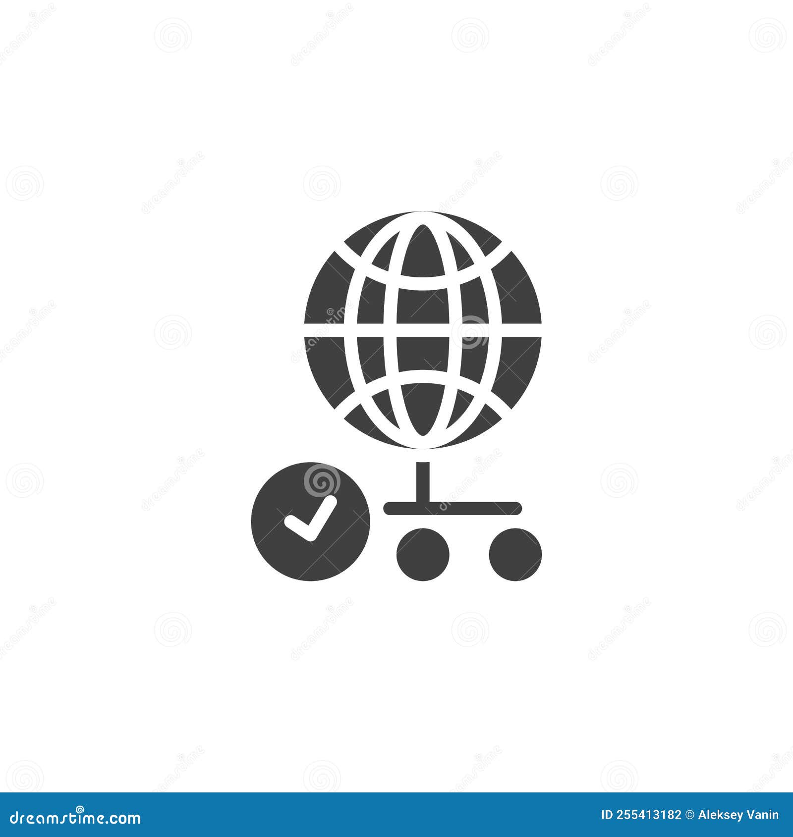 Global Solution Vector Icon Stock Vector - Illustration of icon, glyph ...
