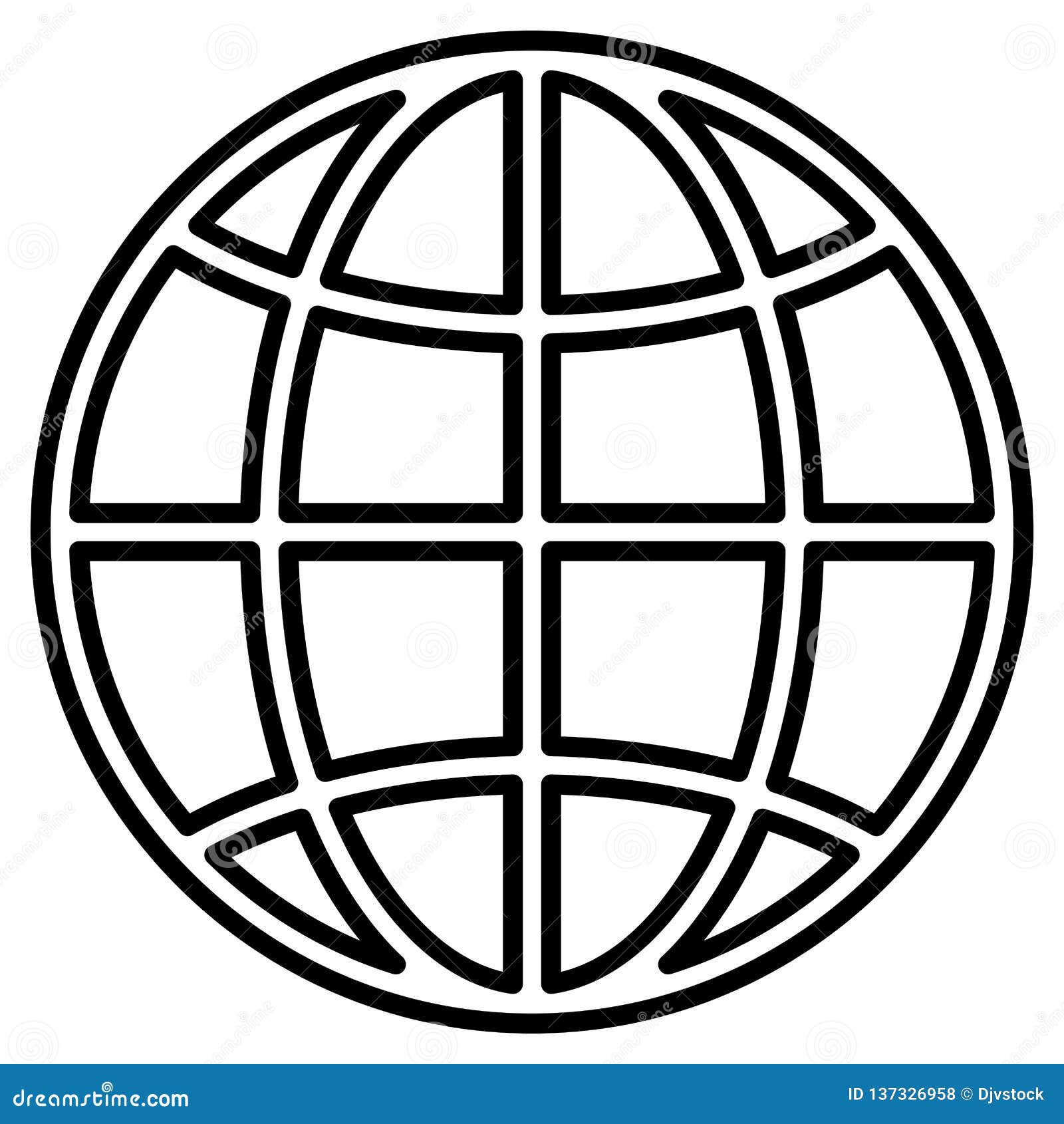 Global sphere design stock vector. Illustration of orbit - 137326958