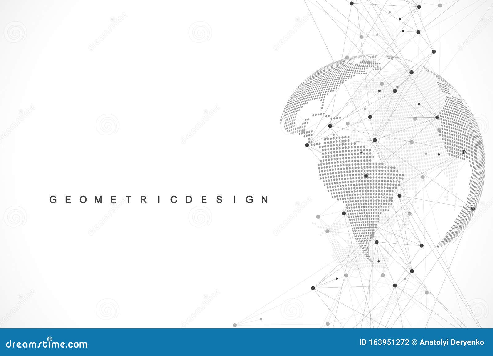 Global Structure Networking and Data Connection Concept. Social Network ...