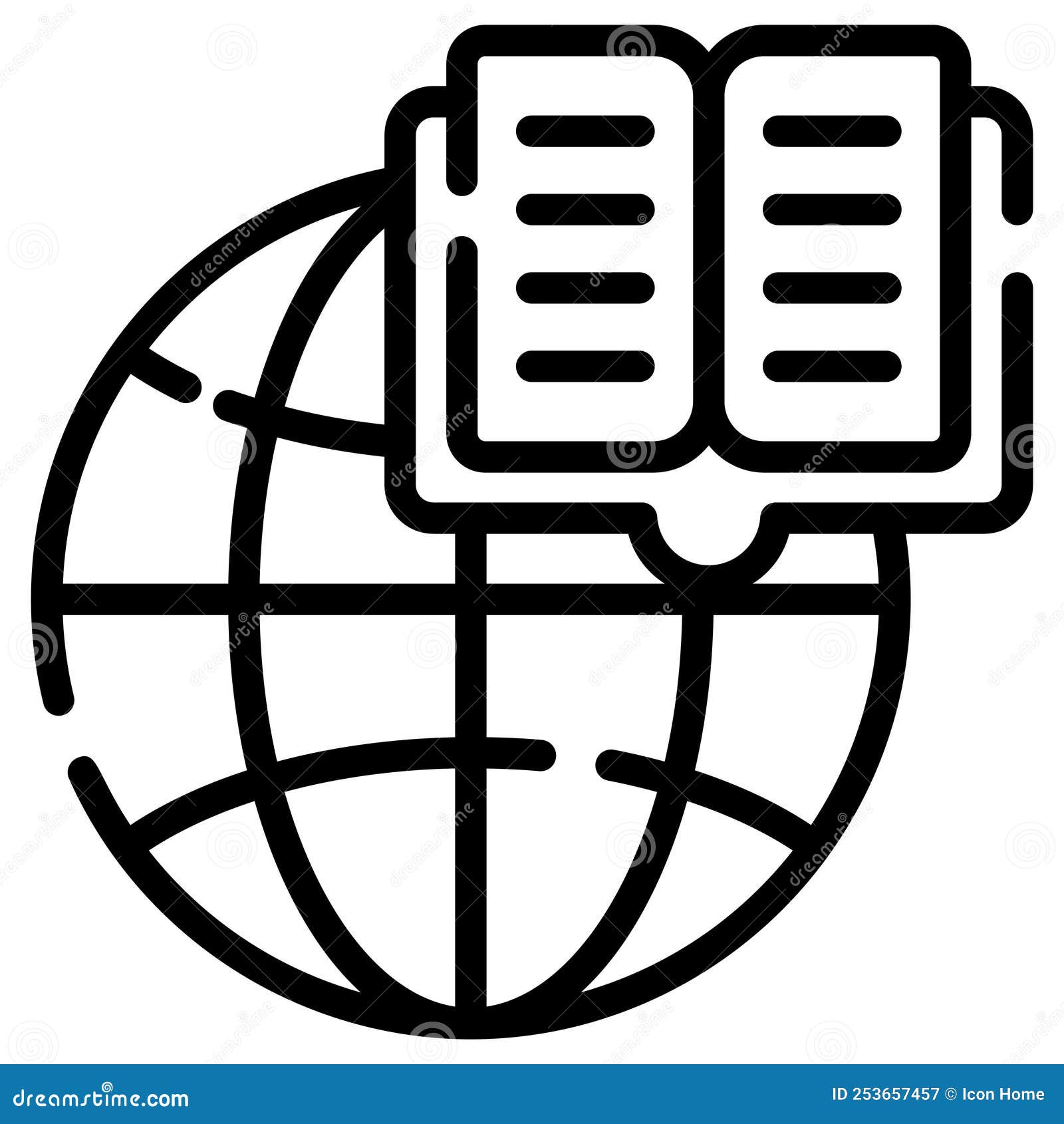 Study Line Icons Collection. Analyze, Memorize, Comprehend, Read, Learn ...