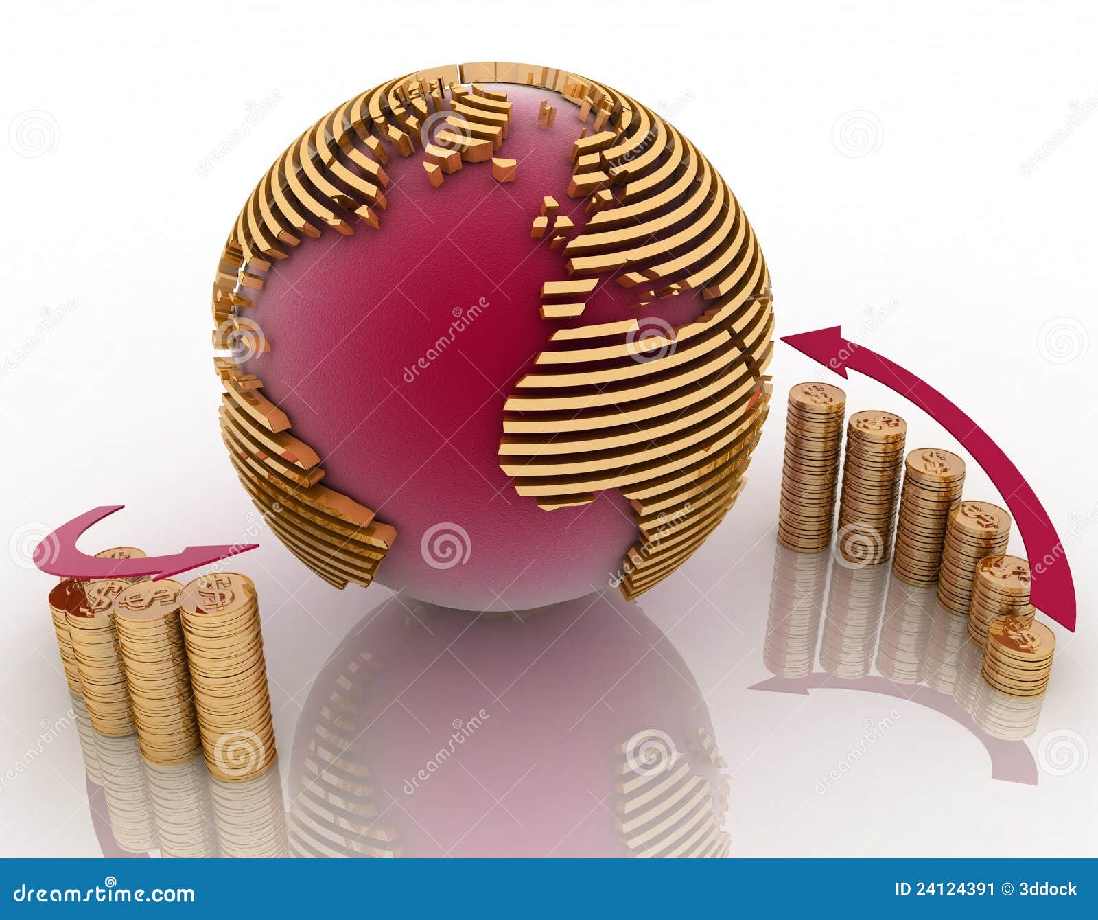 Global success concept stock illustration. Illustration of global ...