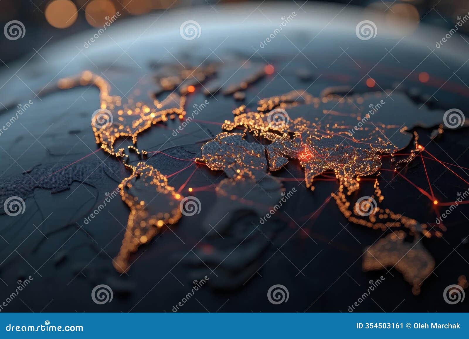 Global Supply Chain Network Connecting Continents through Logistics and ...