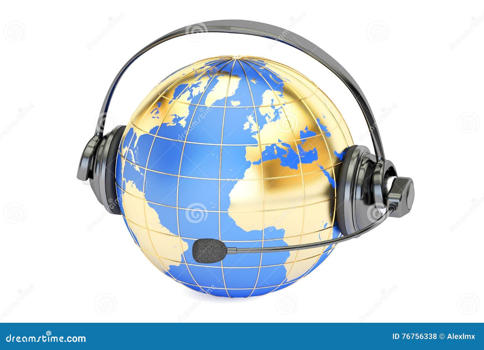 Global Support Arrows Around World International Aid Royalty-Free Stock ...