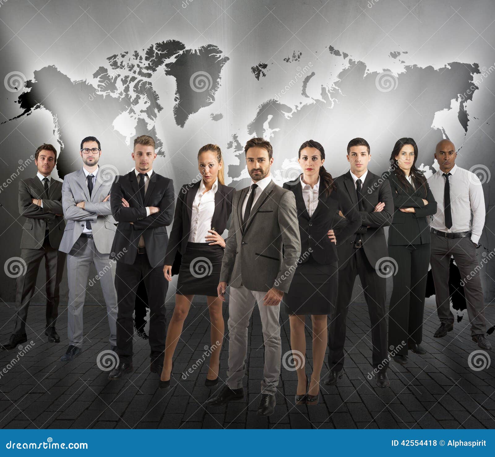 Global support team stock photo. Image of businesspeople - 42554418