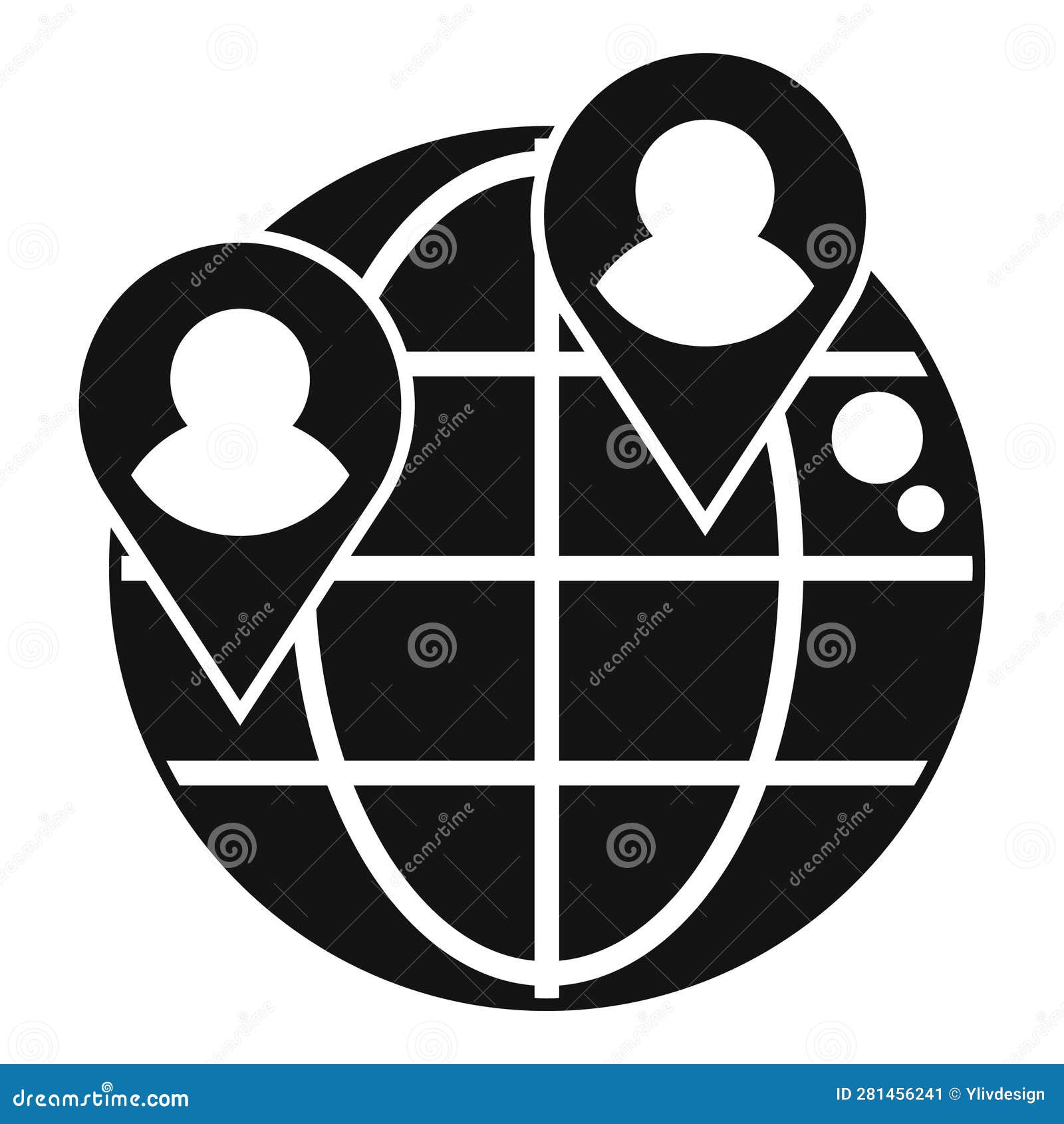 Global Target Icon Simple Vector. People Hunter Stock Vector ...