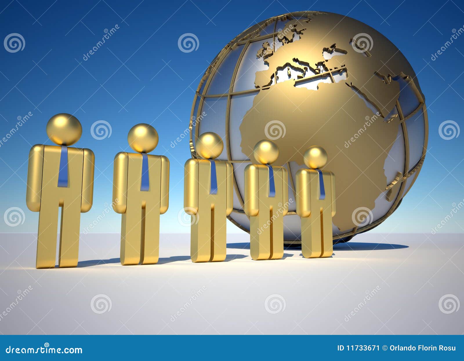 Global team stock illustration. Illustration of link - 11733671