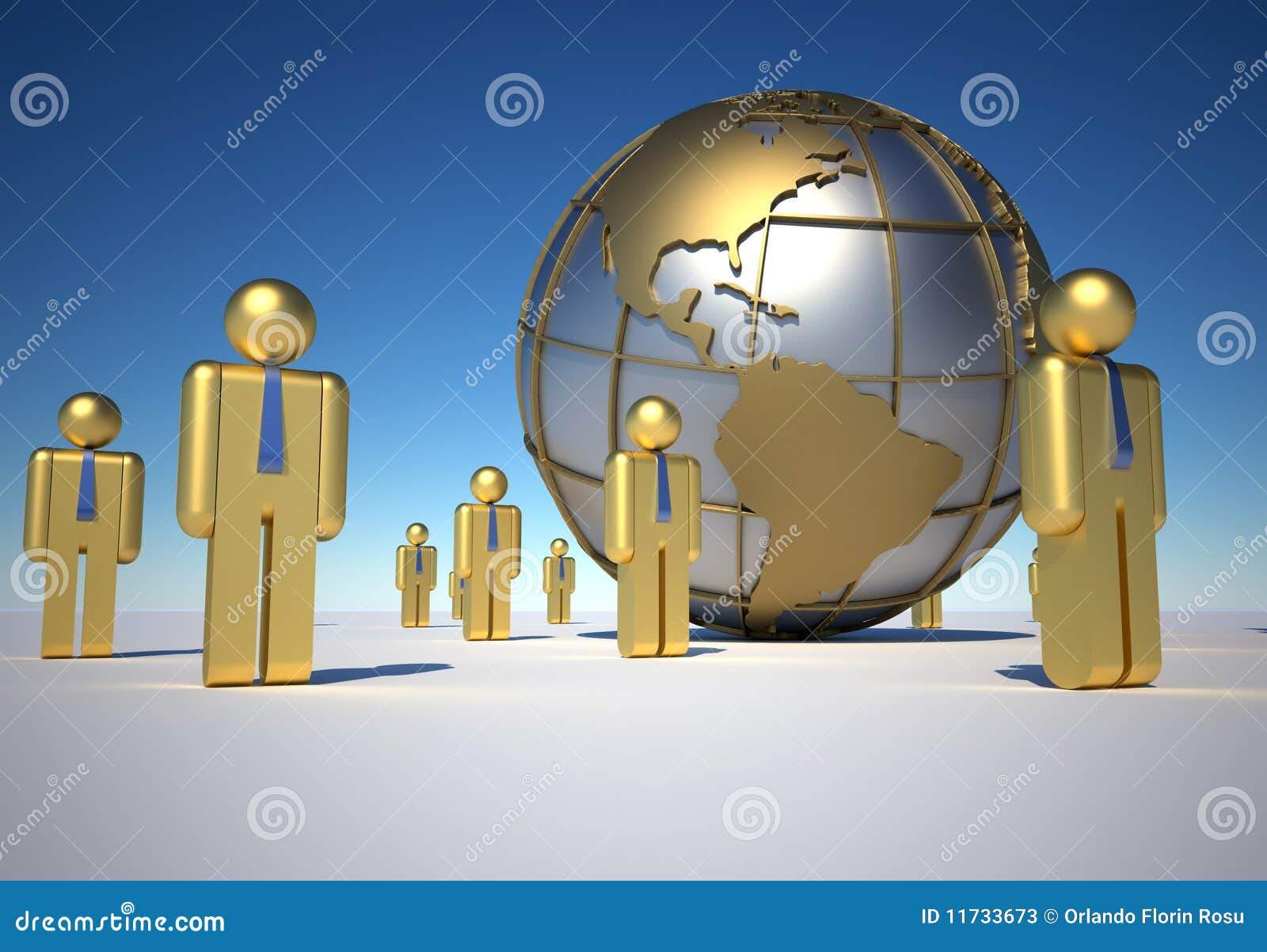 Global team stock illustration. Illustration of internet - 11733673