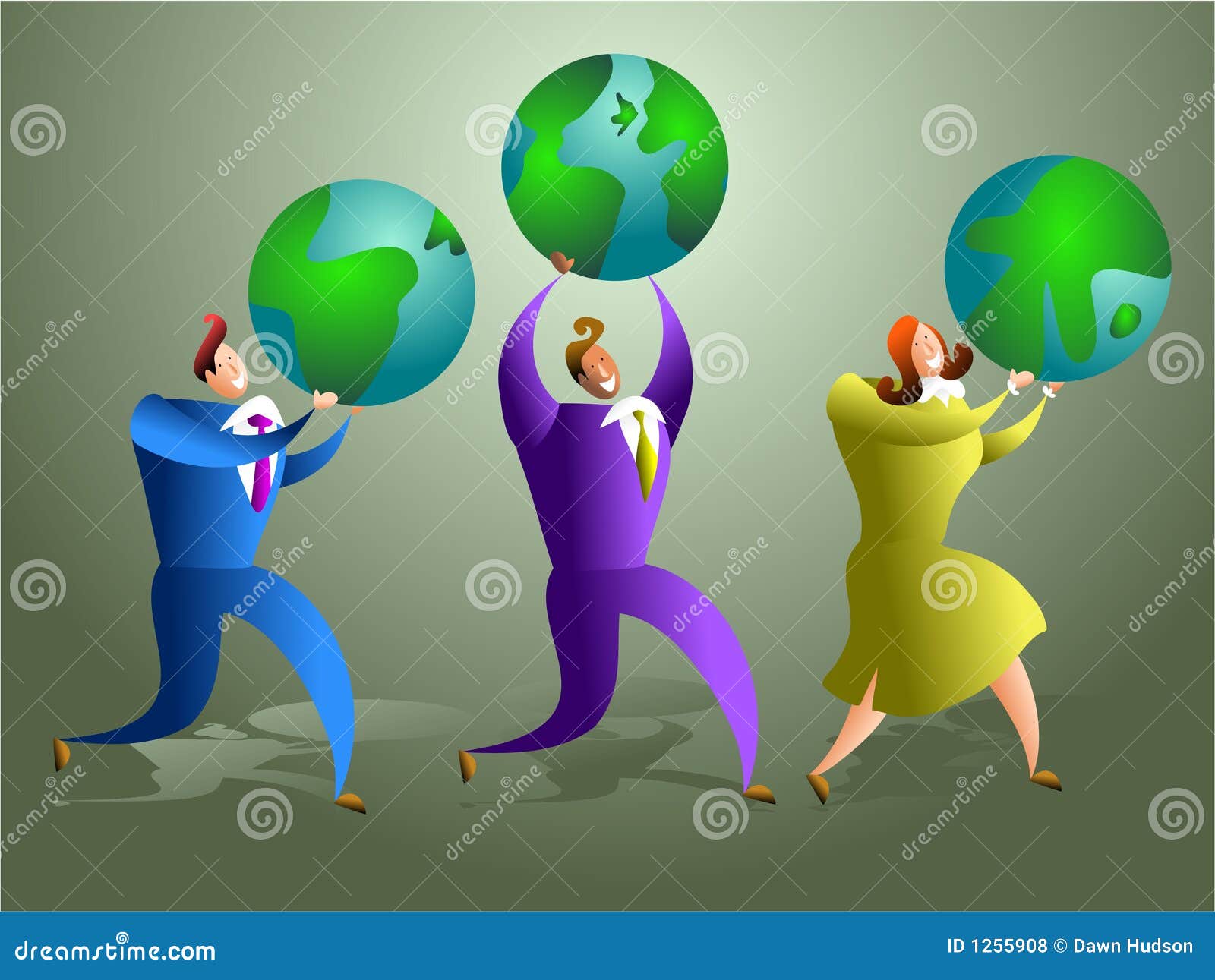 Global team stock illustration. Illustration of graphic - 1255908