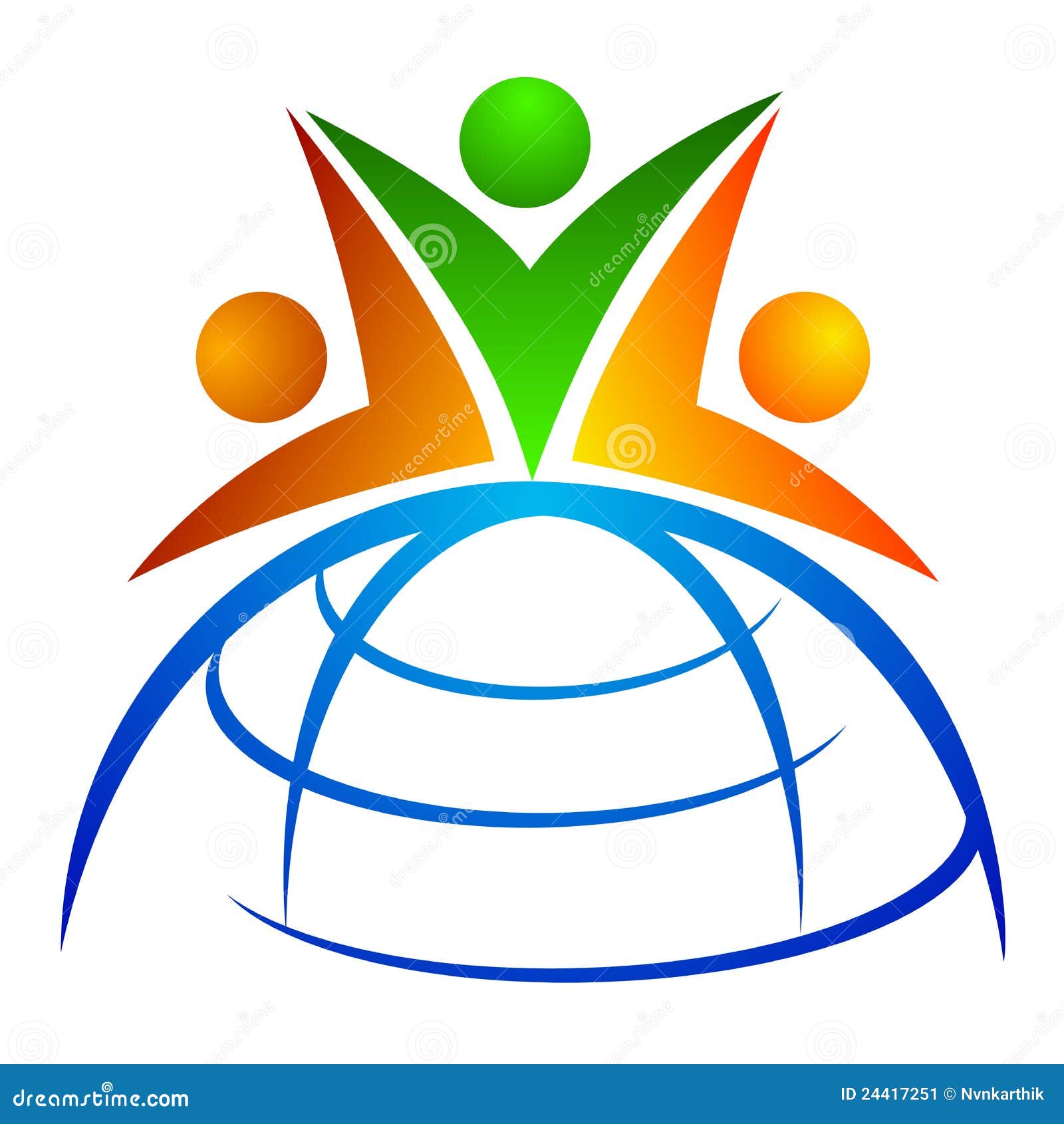 Global Team Stock Image - Image: 24417251