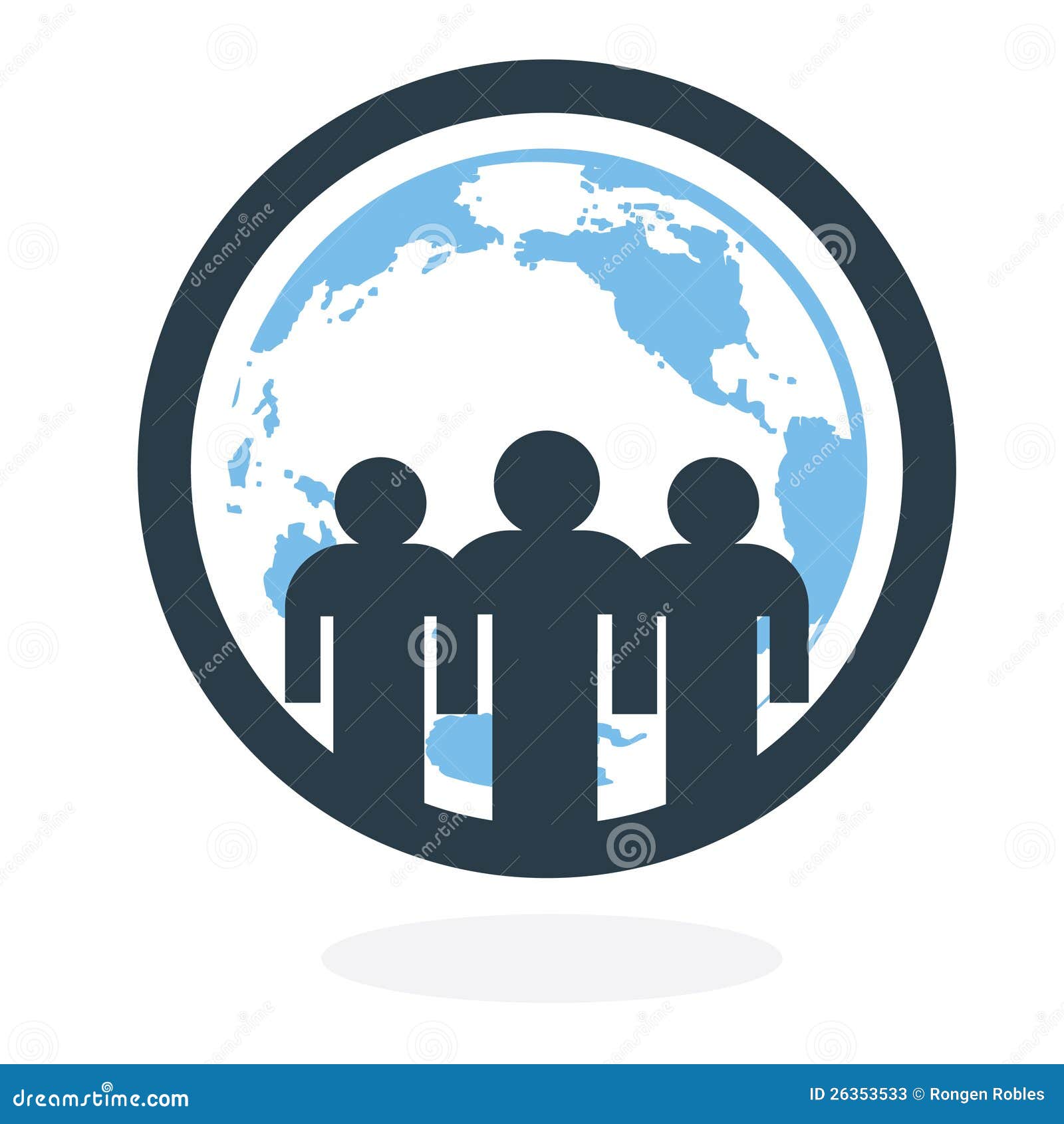 Global Team stock illustration. Illustration of icon - 26353533