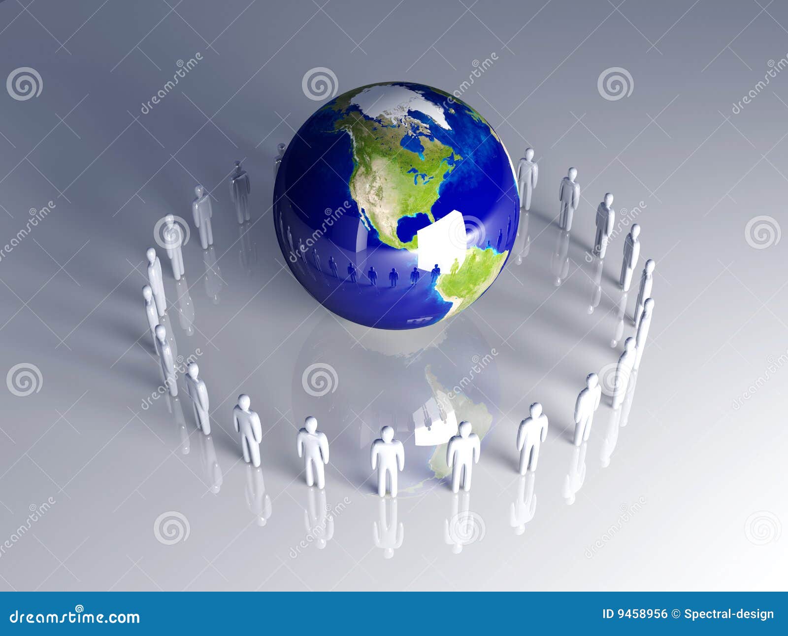 Global Team - Americas stock illustration. Illustration of ...