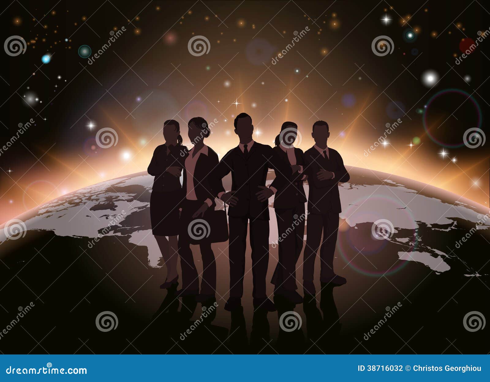 Global team concept stock vector. Illustration of path - 38716032