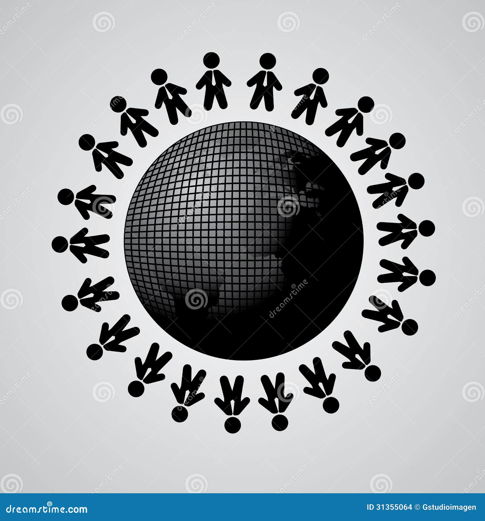 Global team stock vector. Illustration of relationship - 31355064
