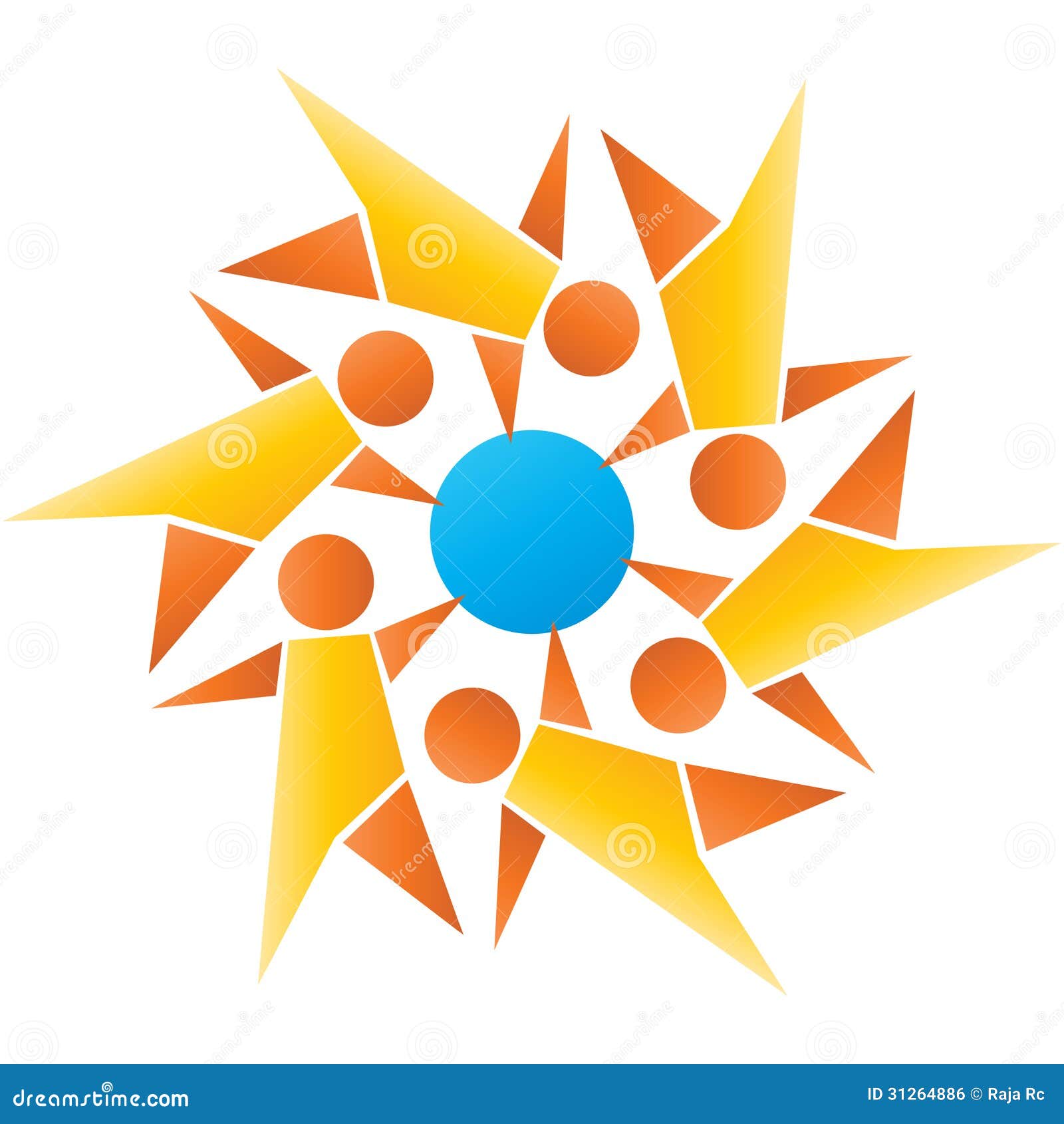 Global teamwork stock vector. Illustration of hope, friendship - 31264886