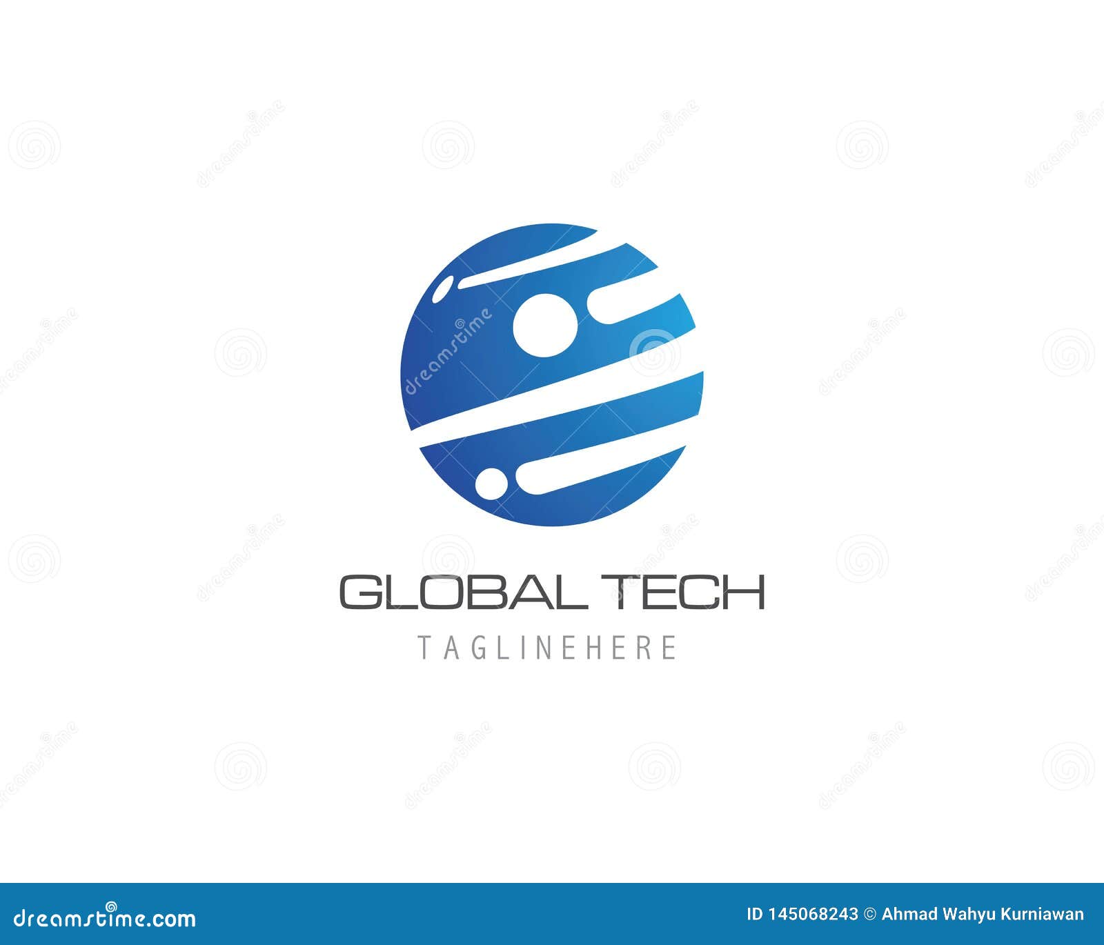 Global tech logo stock vector. Illustration of abstract - 145068243