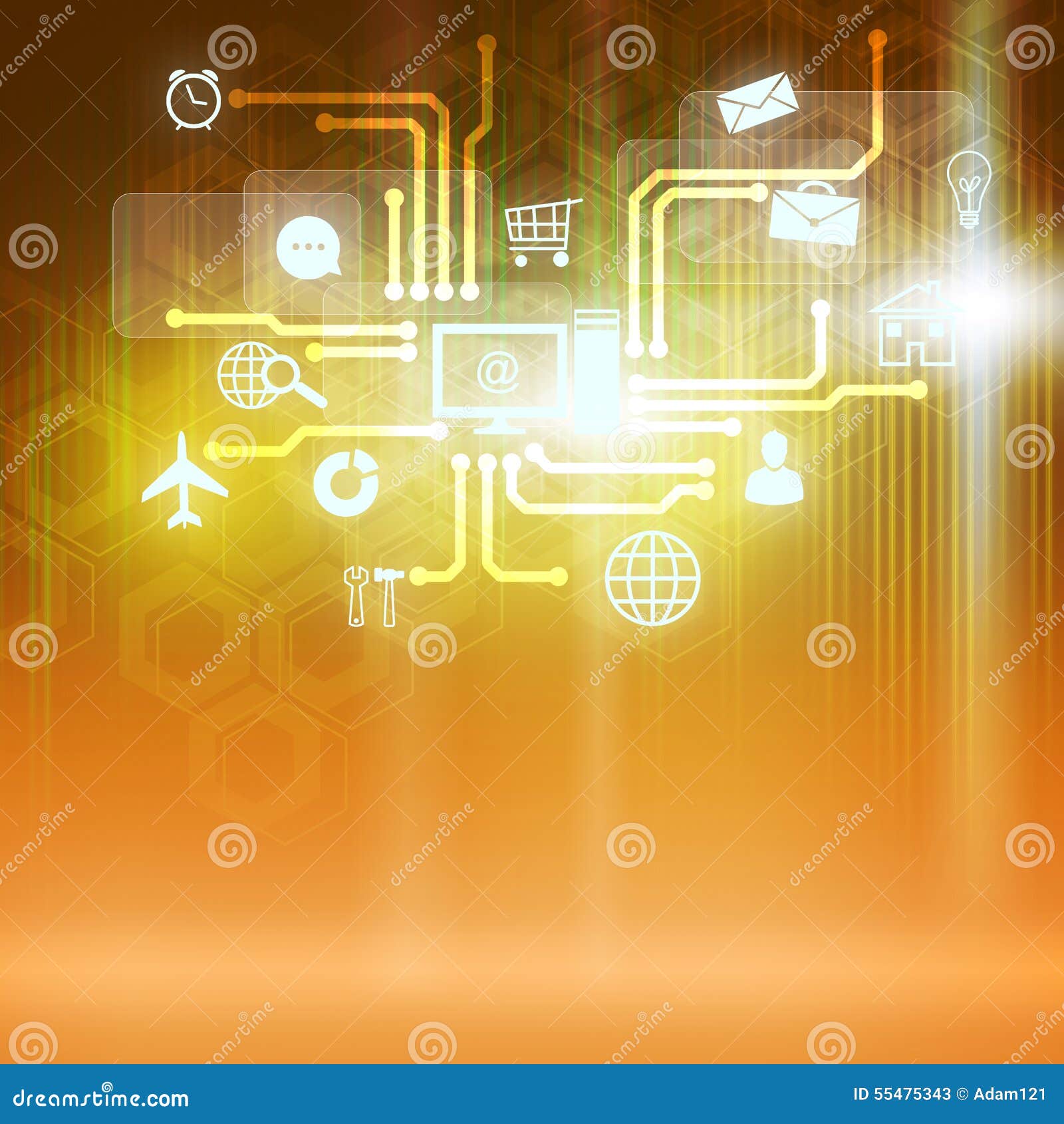 Global technologies stock illustration. Illustration of economic - 55475343