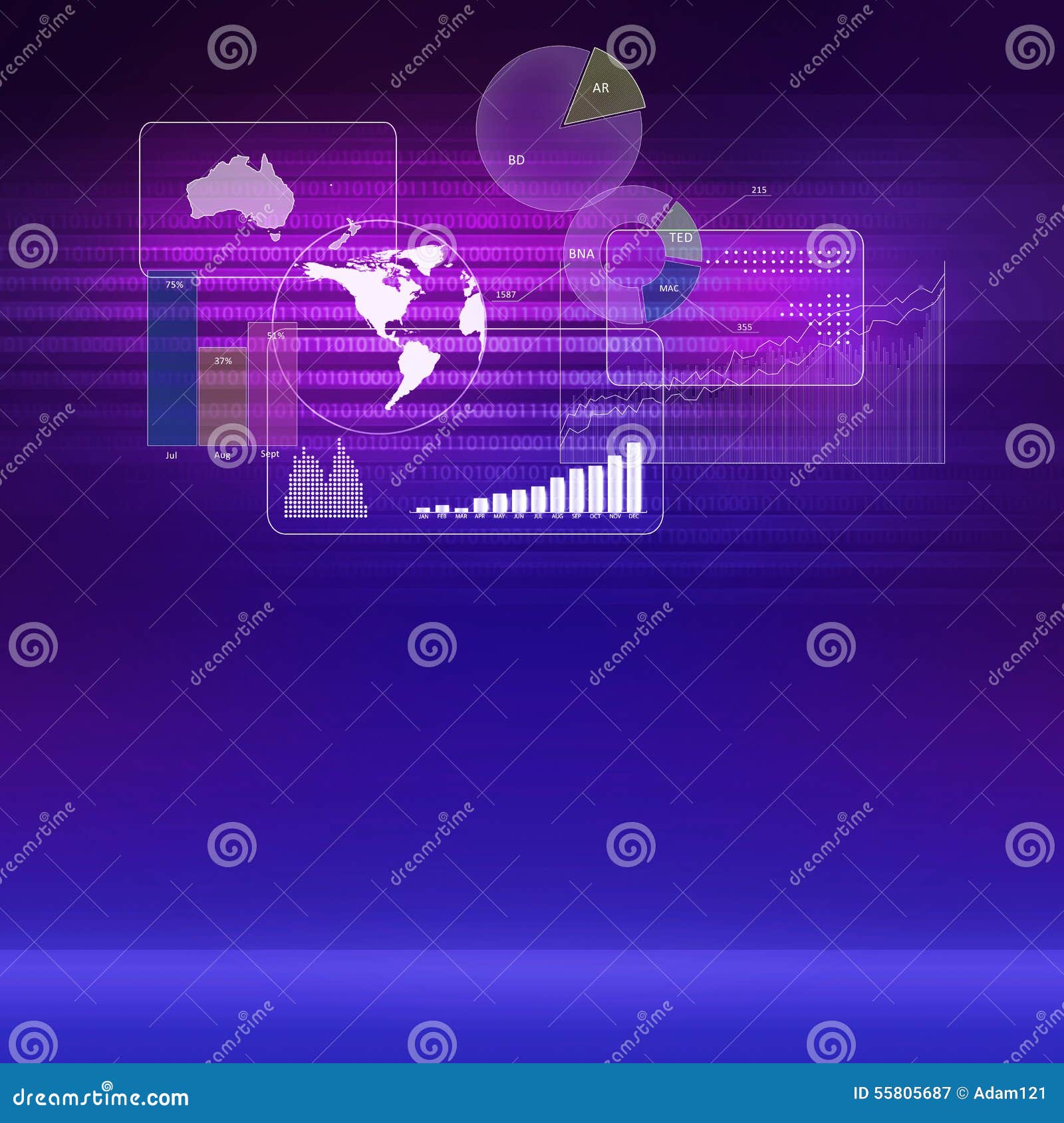 Global technologies stock illustration. Illustration of digital - 55805687