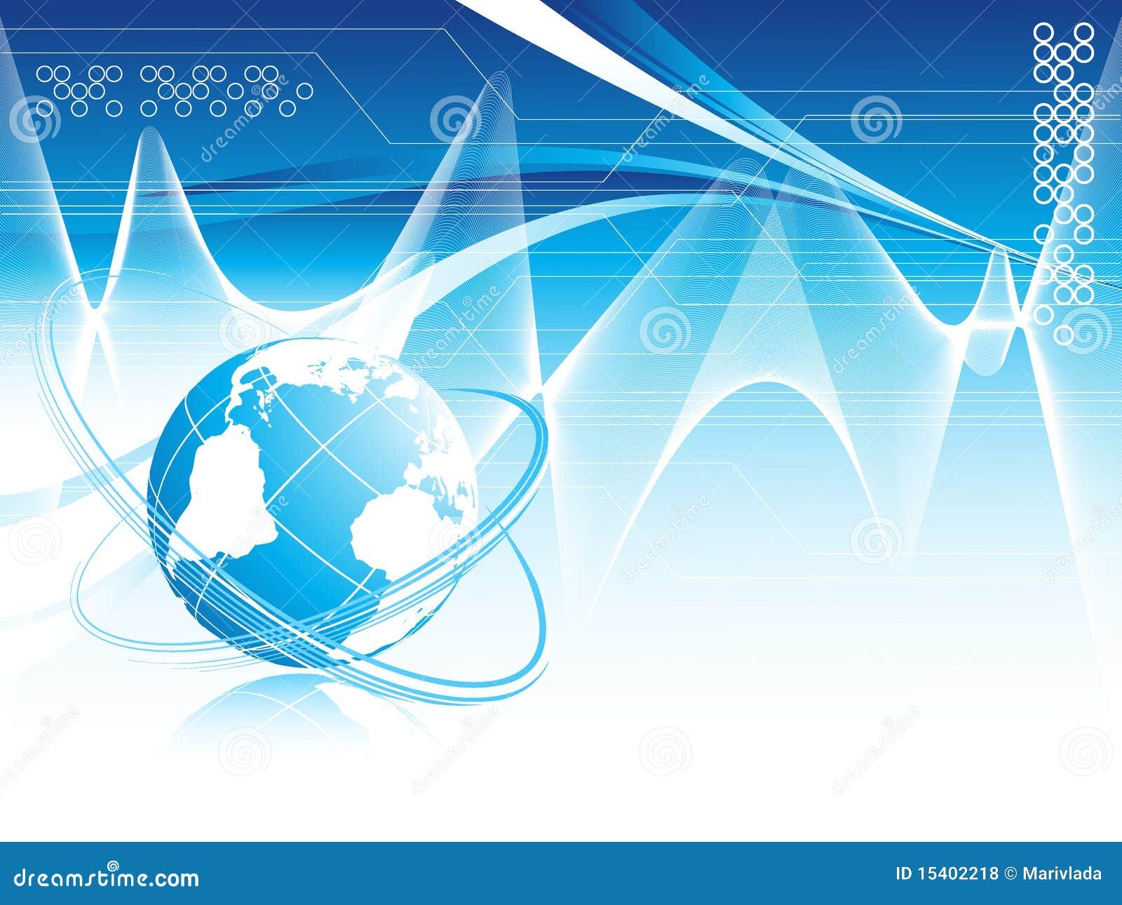 Global Technology Background Stock Vector - Illustration of design ...