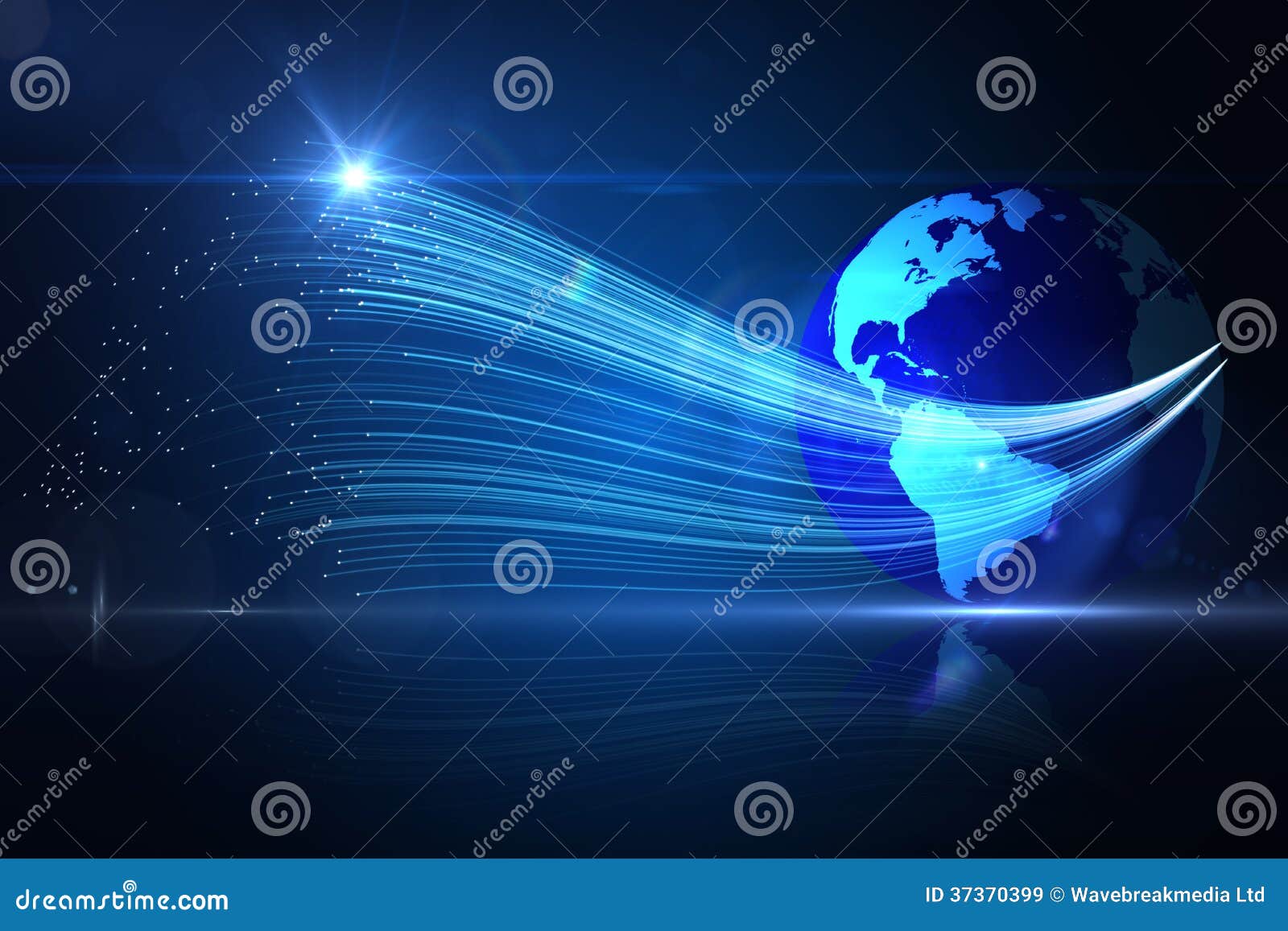 Global Technology Background Stock Illustration - Illustration of ...