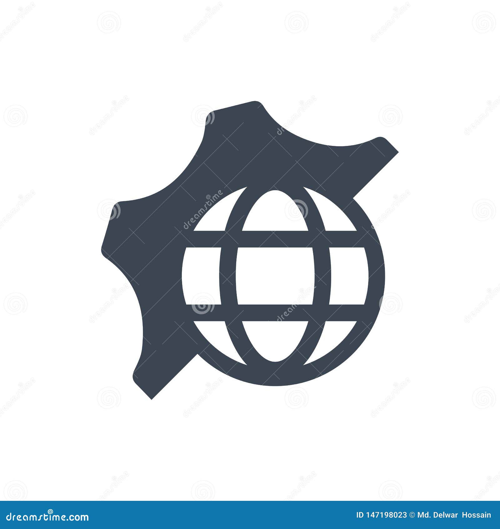 Global Technology Icon stock vector. Illustration of world - 147198023