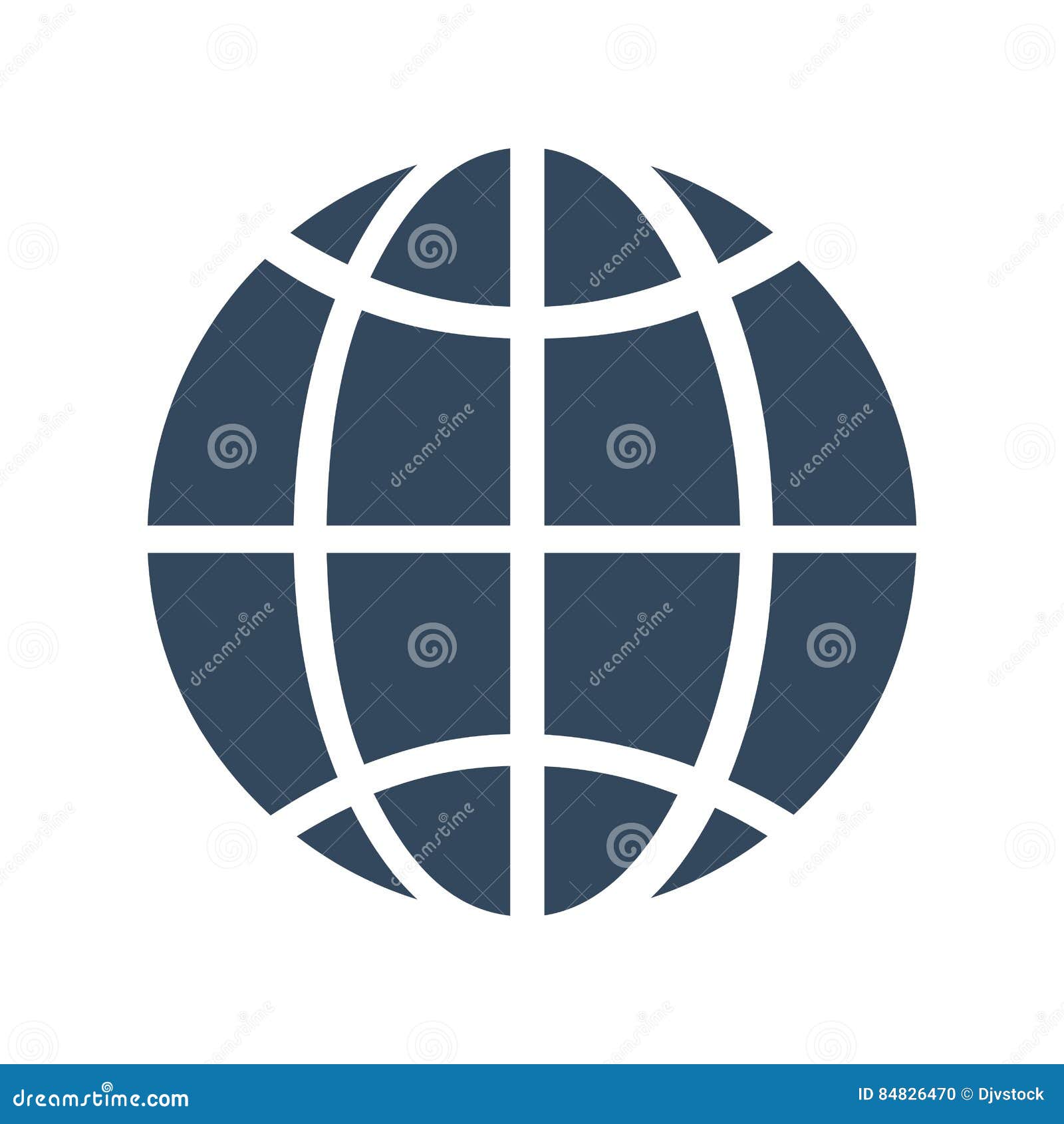 Global Technology Information System Icon Stock Illustration ...