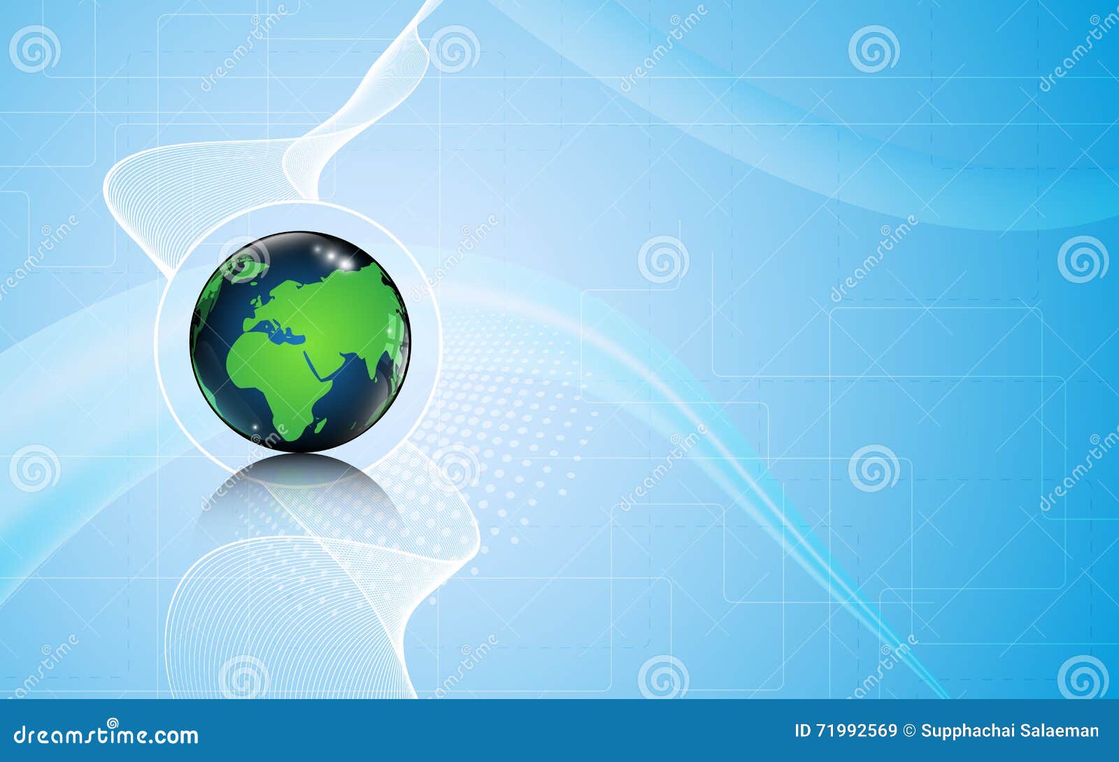 Global Technology Innovation Concept Abstract Background Design Stock ...