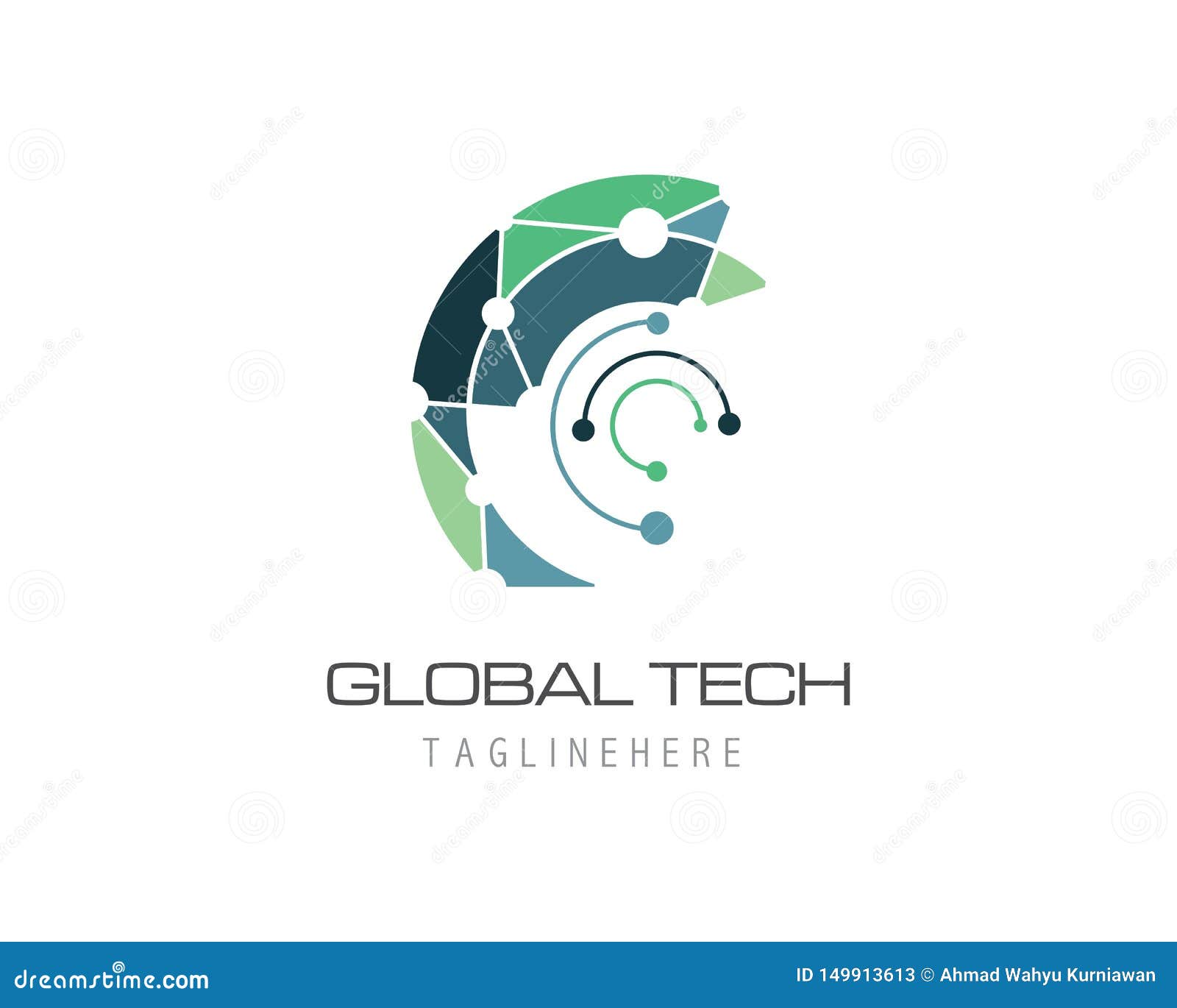 Global technology logo stock illustration. Illustration of idea - 149913613