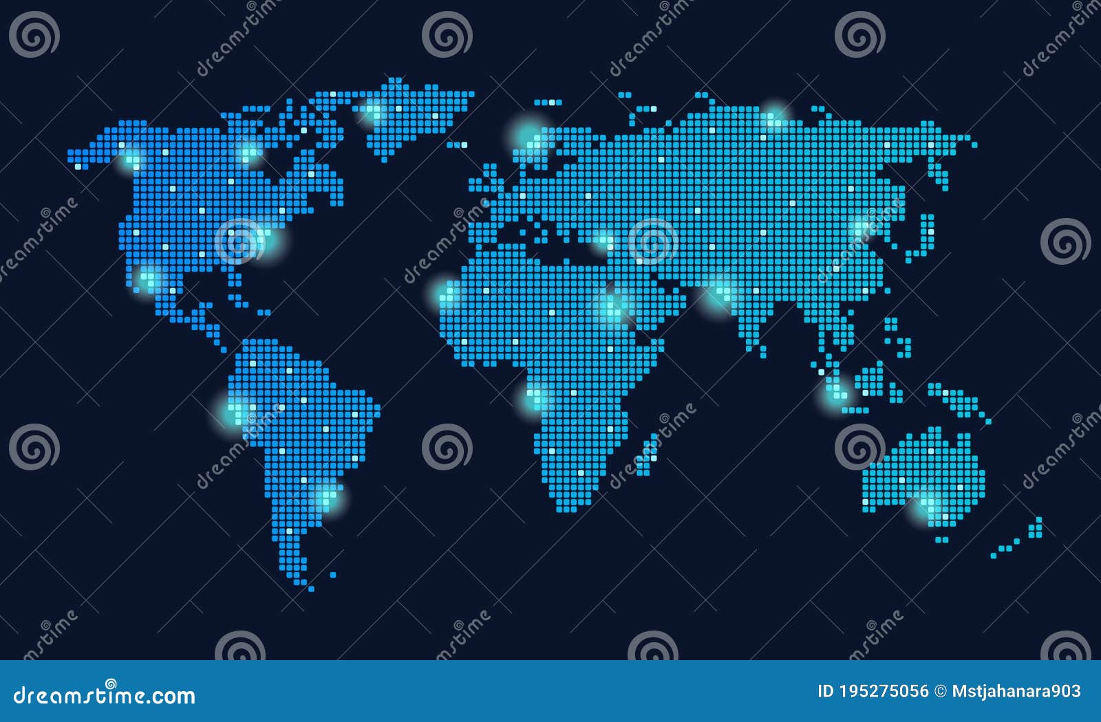Global technology network stock vector. Illustration of news - 195275056