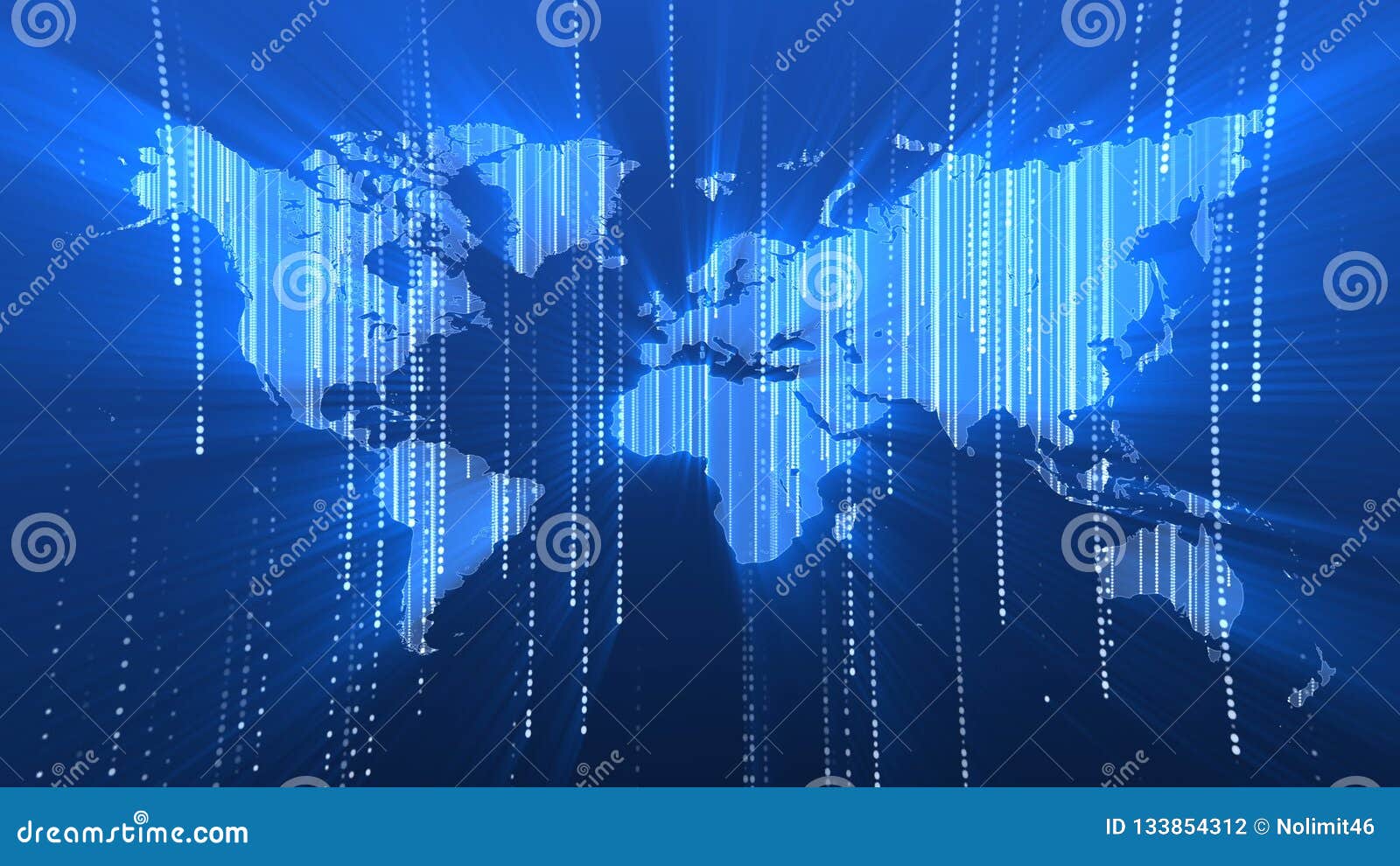 Global Technology World Map, Flat Earth, Globe Worldmap Icon, 3d Render ...