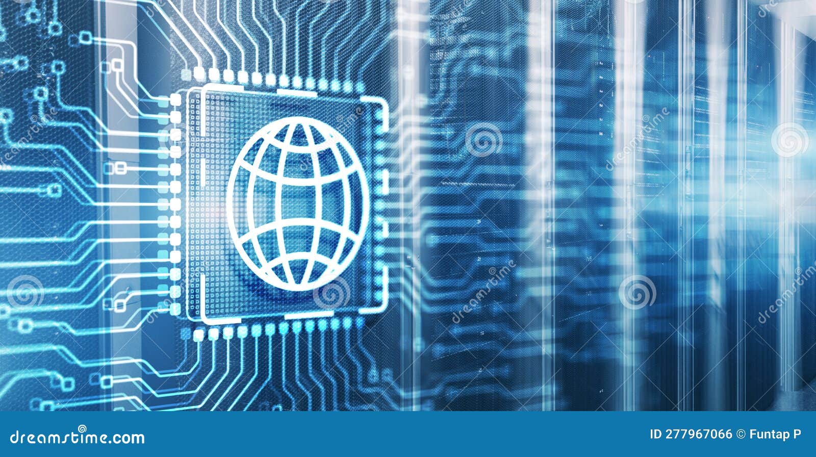 Global Telecom Connection Lines. Business, Data Exchange Stock Photo ...