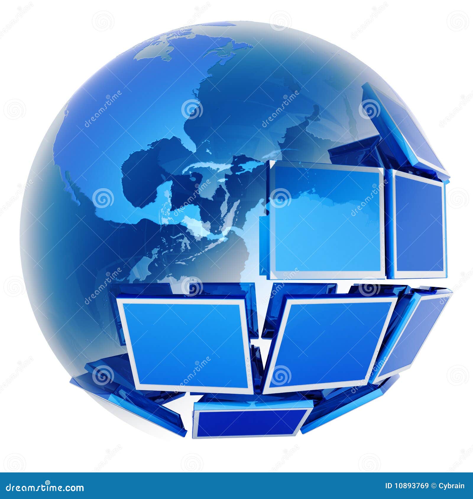 Global television stock illustration. Illustration of media - 10893769