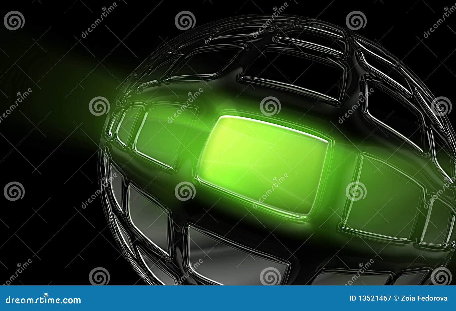 Global television stock illustration. Illustration of large - 13521467