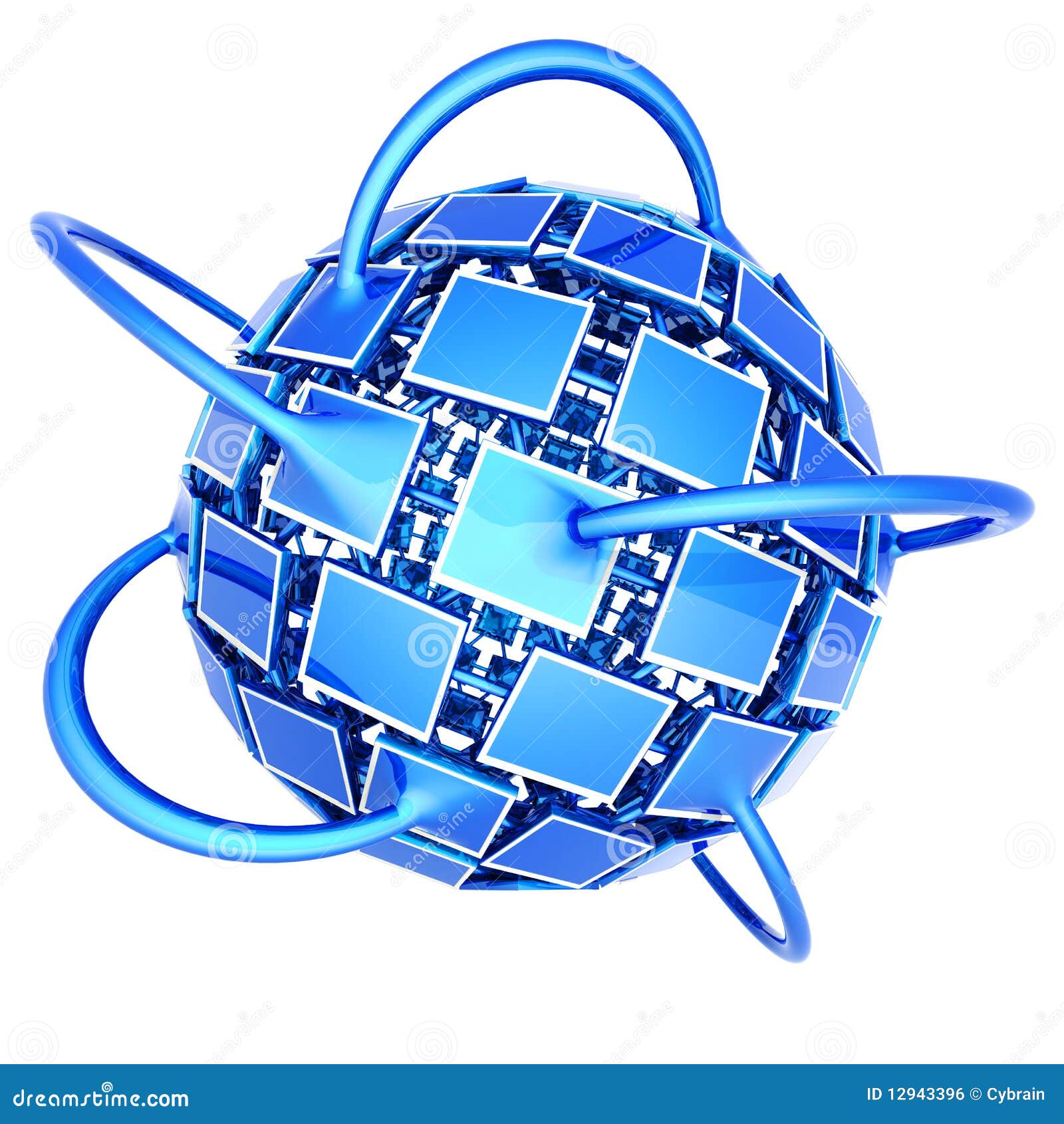 Global television network stock illustration. Illustration of ...