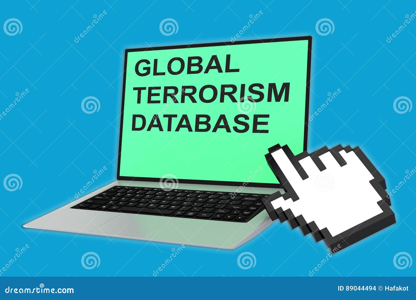 Global Terrorism Database Concept Stock Illustration - Illustration of ...