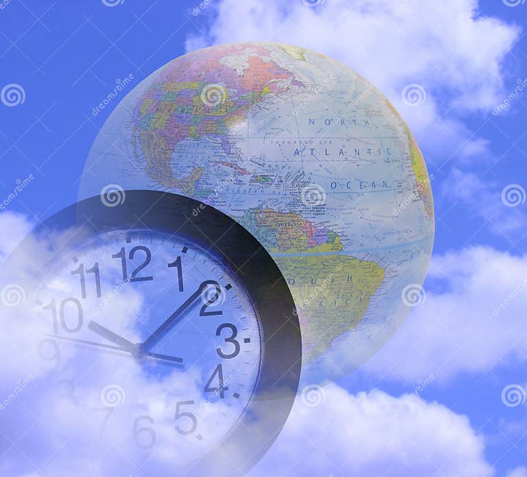 Global Time stock illustration. Illustration of hours, atlas - 675984