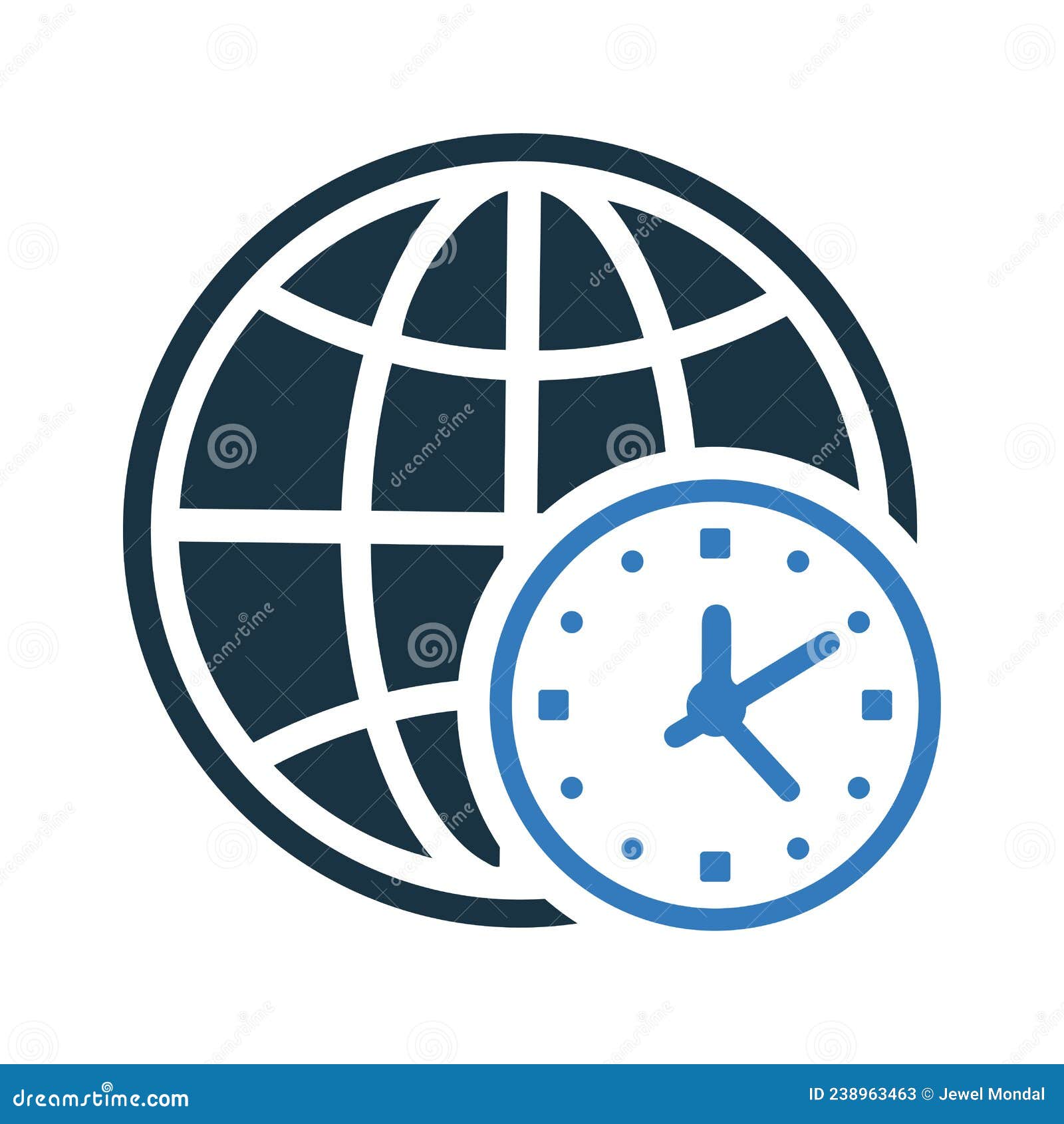 Global, Time, Zone Icon. 65 Stock Vector - Illustration of calendar ...