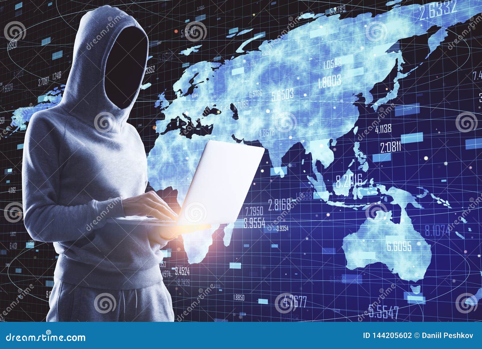 Global Trade and Information Concept Stock Photo - Image of grid ...