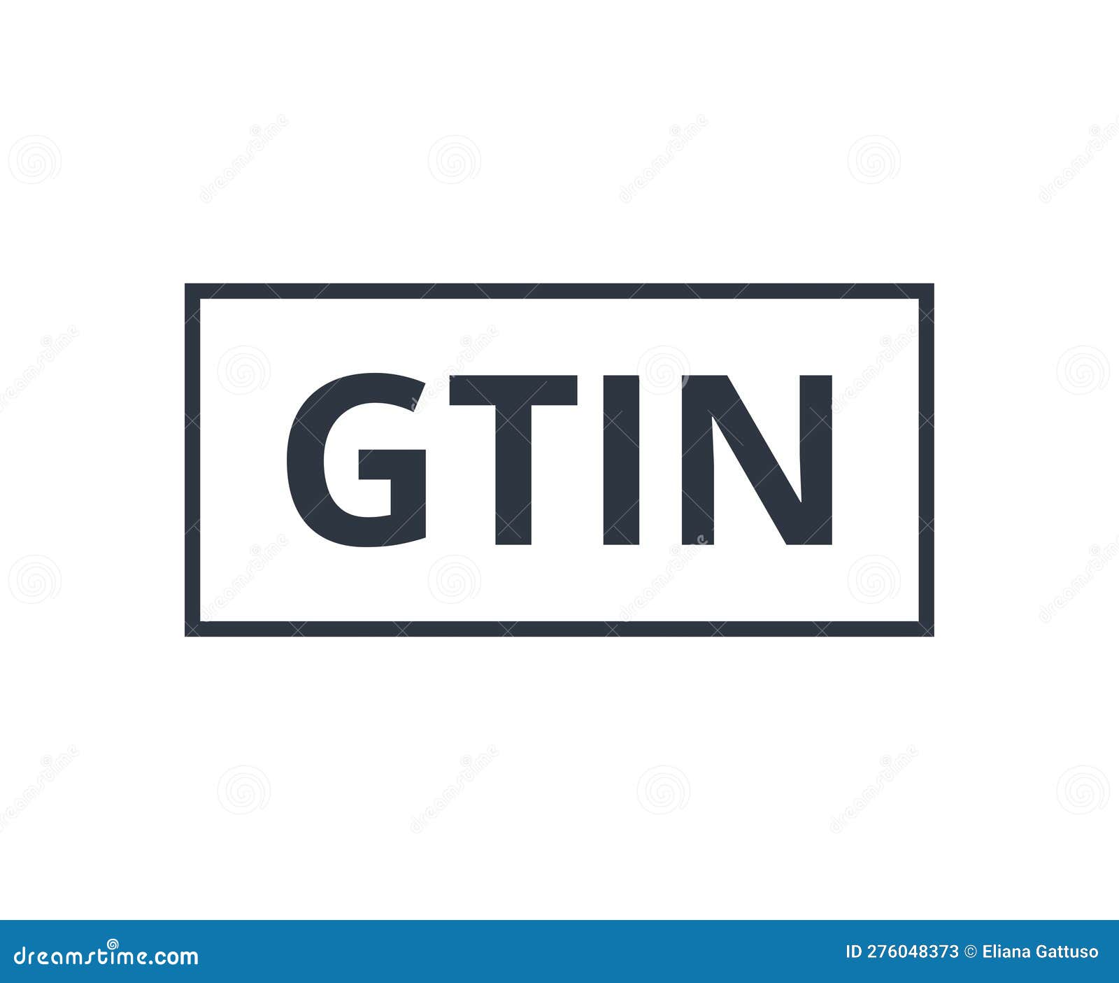 Global Trade Item Number Symbol. Vector Illustration Stock Vector ...