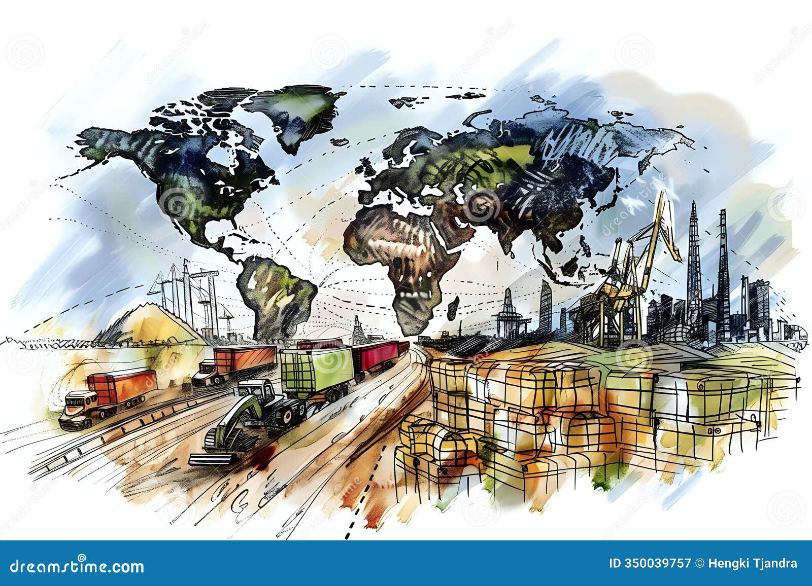 Global Trade: a Visual Journey of Cargo Transportation Across ...