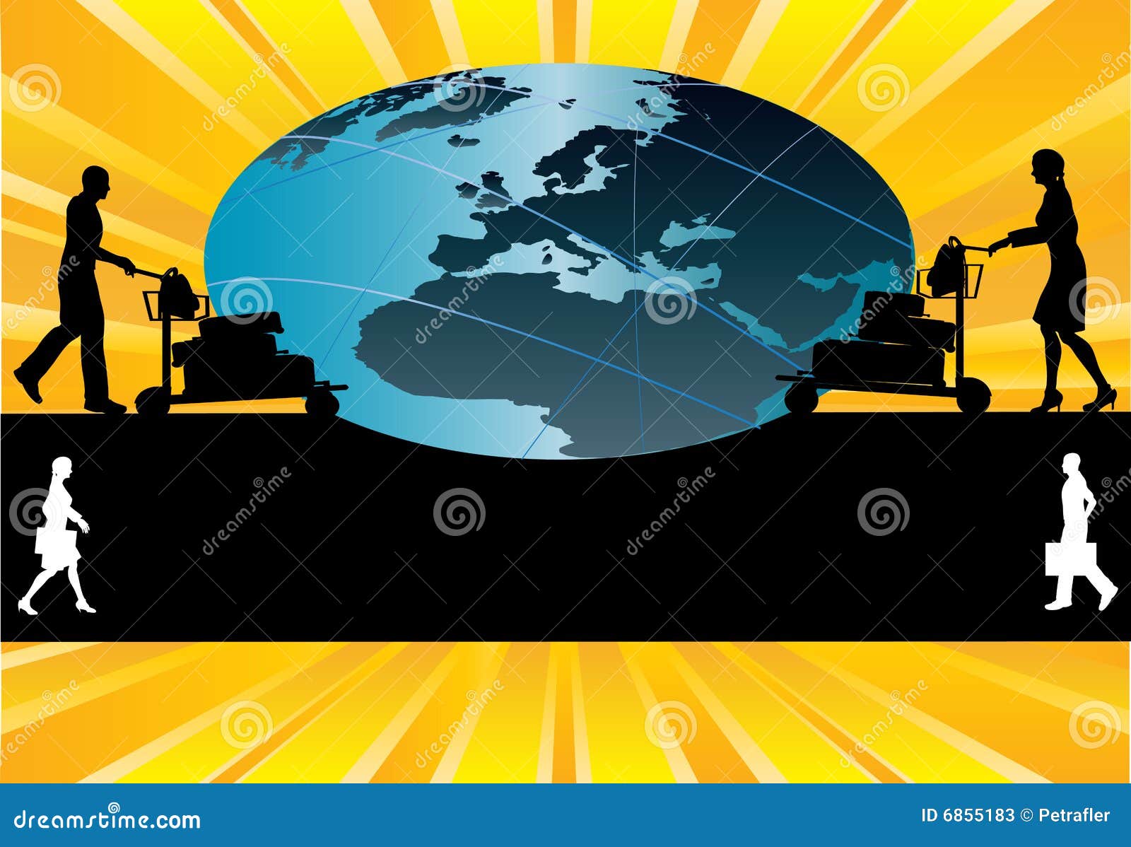 Global Travel Background stock vector. Illustration of online - 6855183